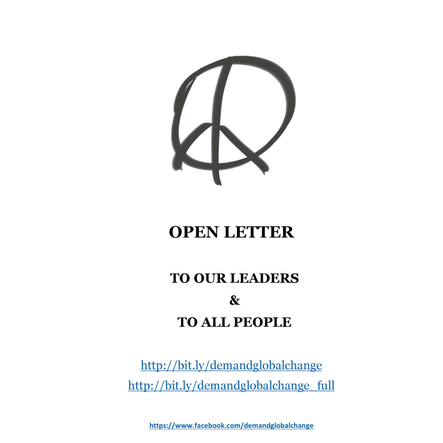Demand Global Change - Open letter to our leaders.pdf | DocDroid