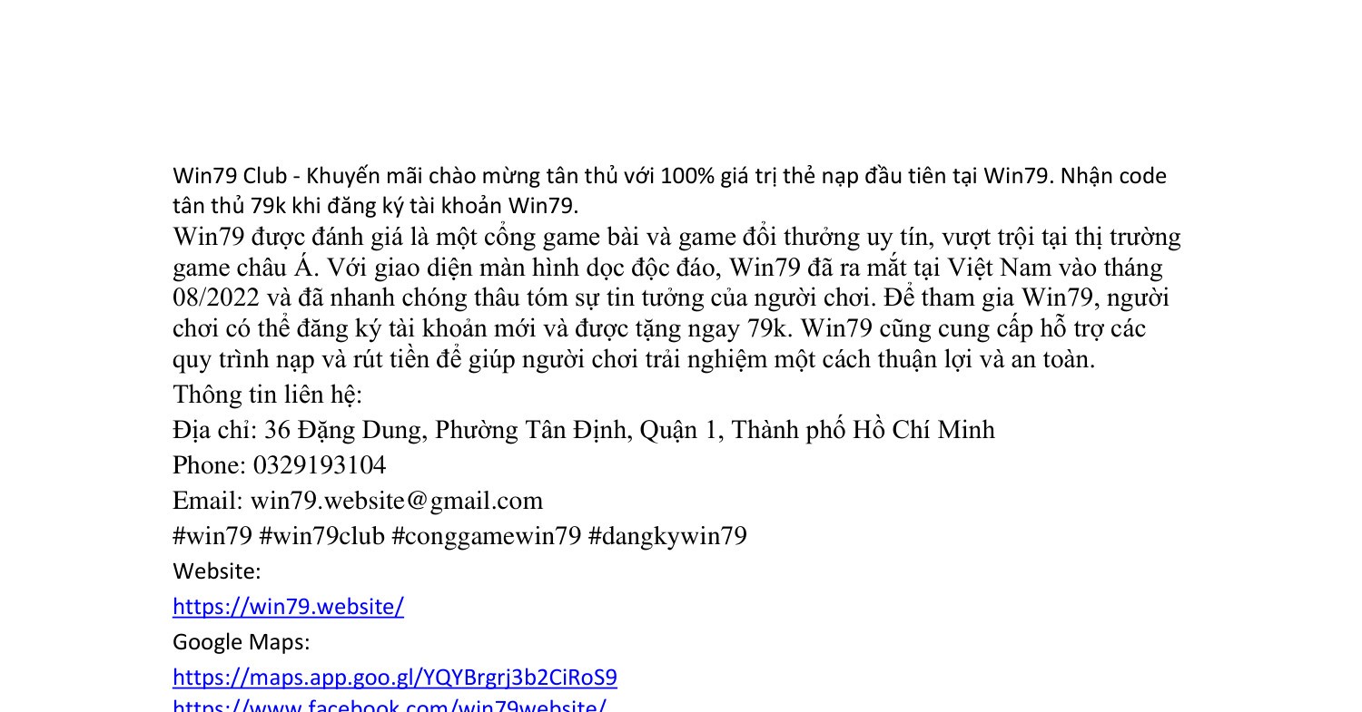 Win79 Club.docx | DocDroid