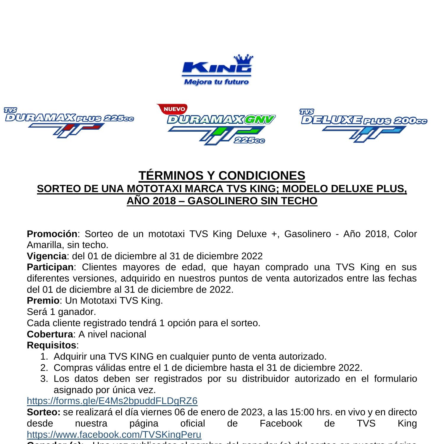 SORTEO DE UNA MOTOTAXI TERMINOS Y CONDICIONES.pdf | DocDroid