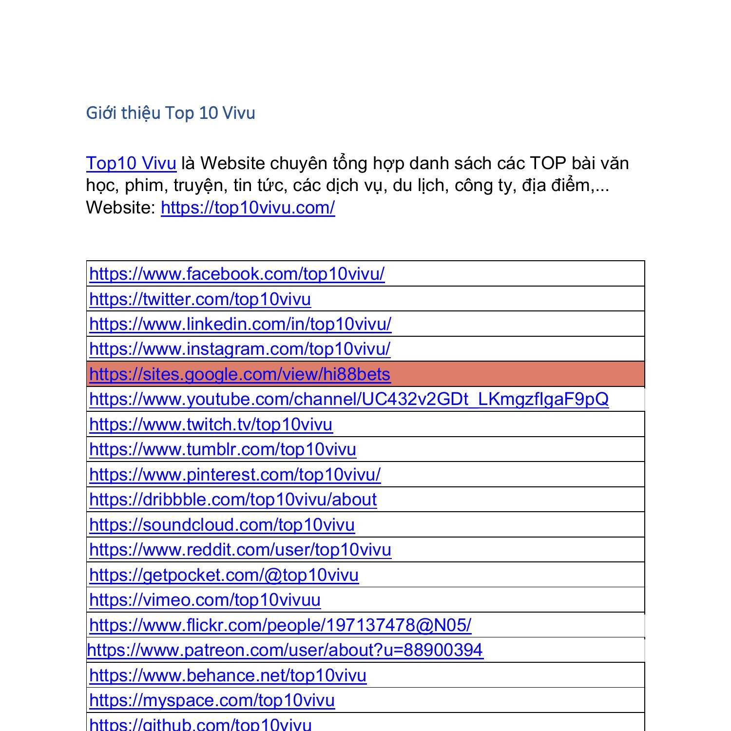 top-10-vivu.docx | DocDroid