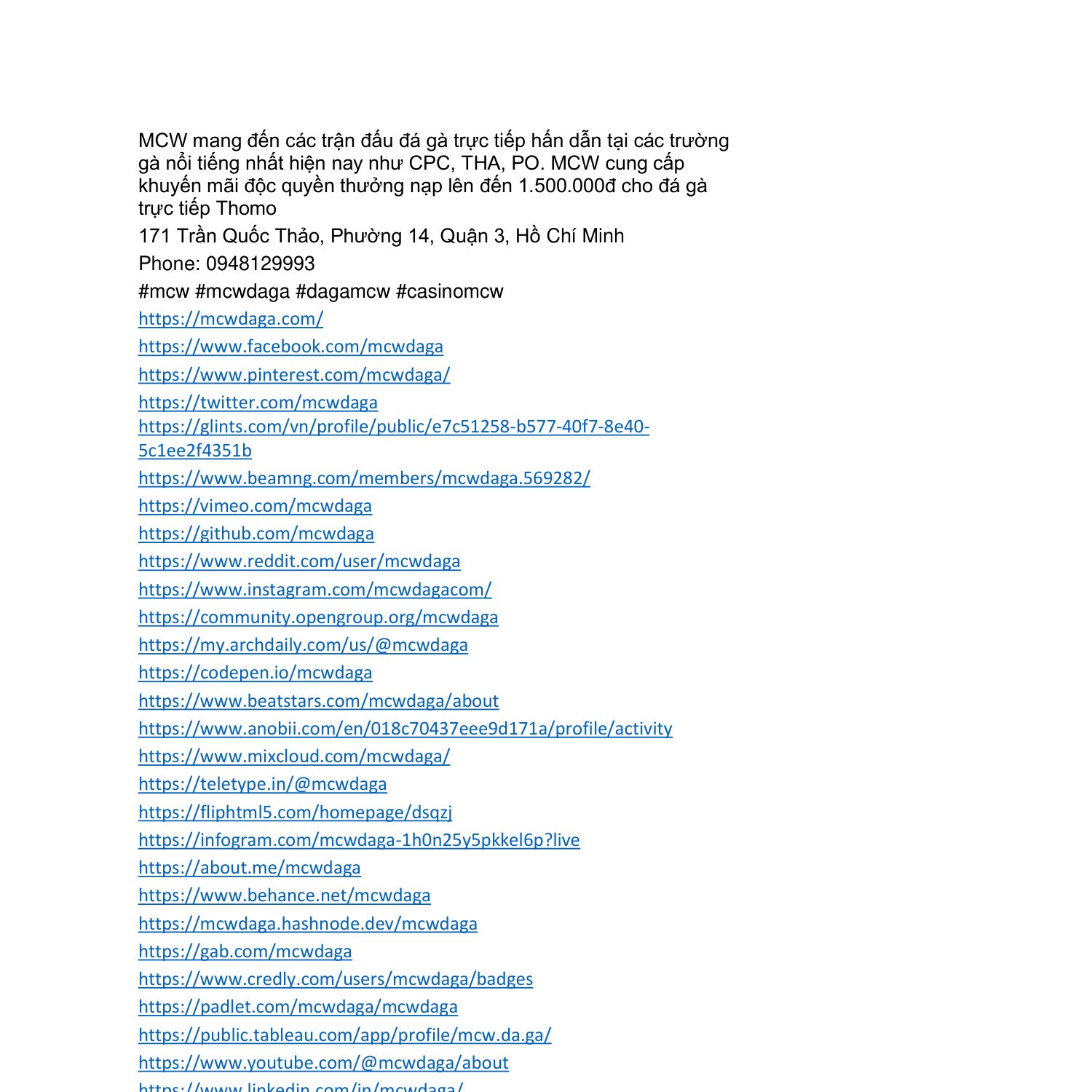 MCW Đá Gà.docx | DocDroid