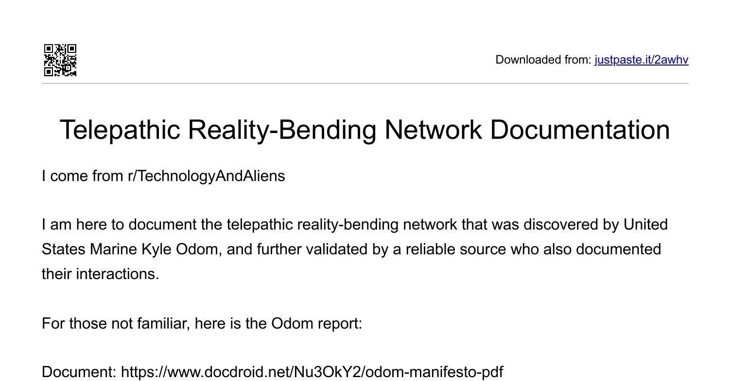 telepathic reality bending network documentation.pdf | DocDroid