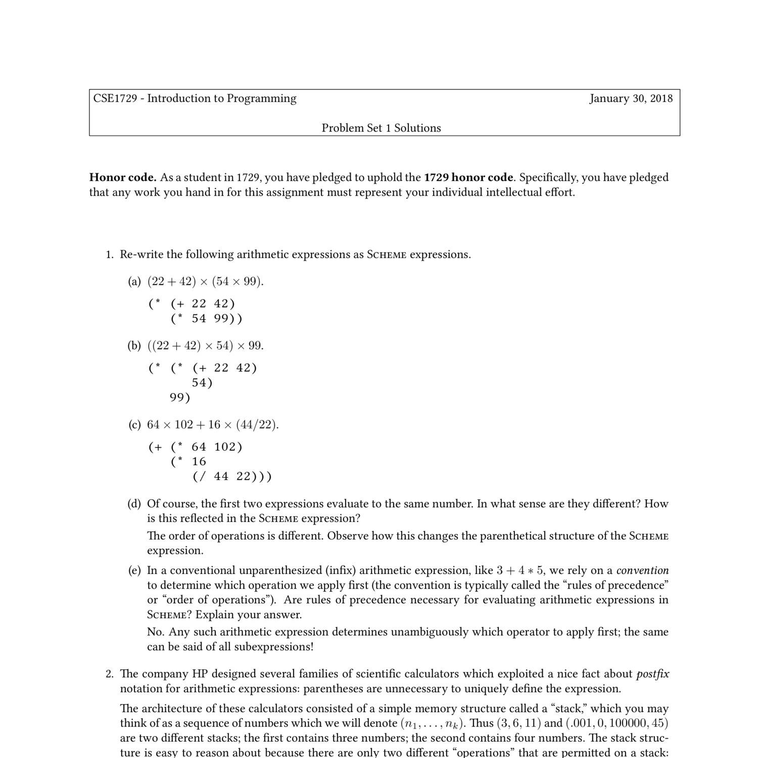 All CSE1729 Problem Set SOLUTIONS.pdf | DocDroid