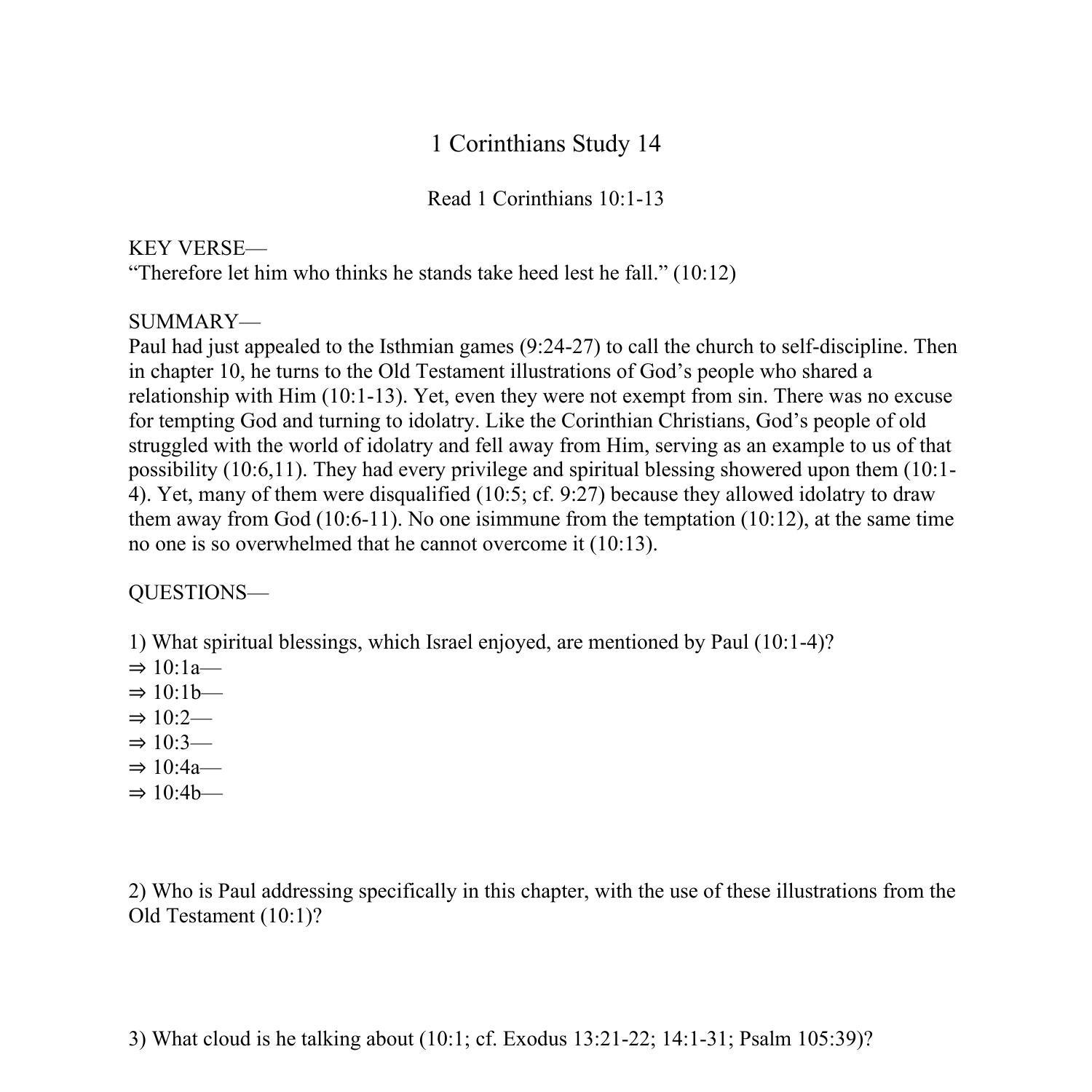 1 Corinthians Study 14.docx | DocDroid