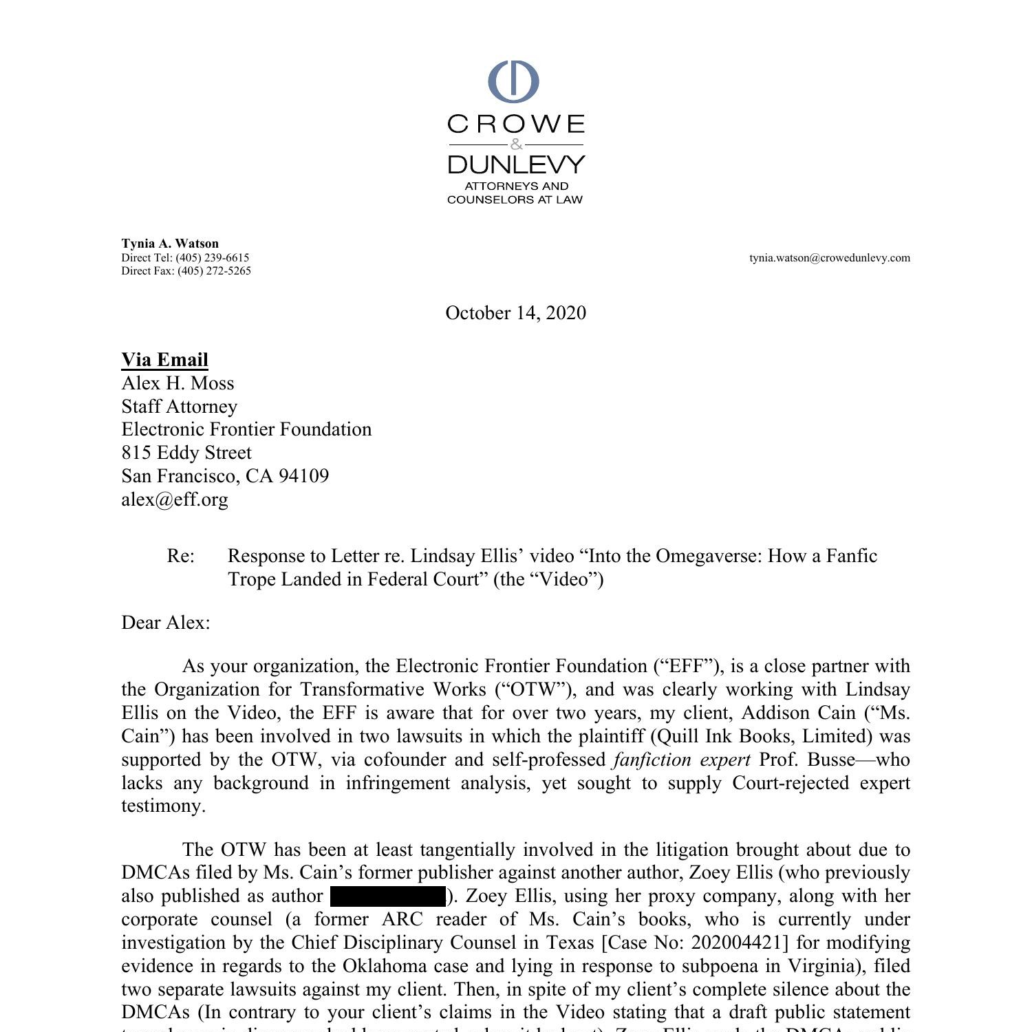 CROWE_HQ-#3612638-v4-Cain__Letter_to_EFF_re__Lindasy_Ellis.pdf | DocDroid