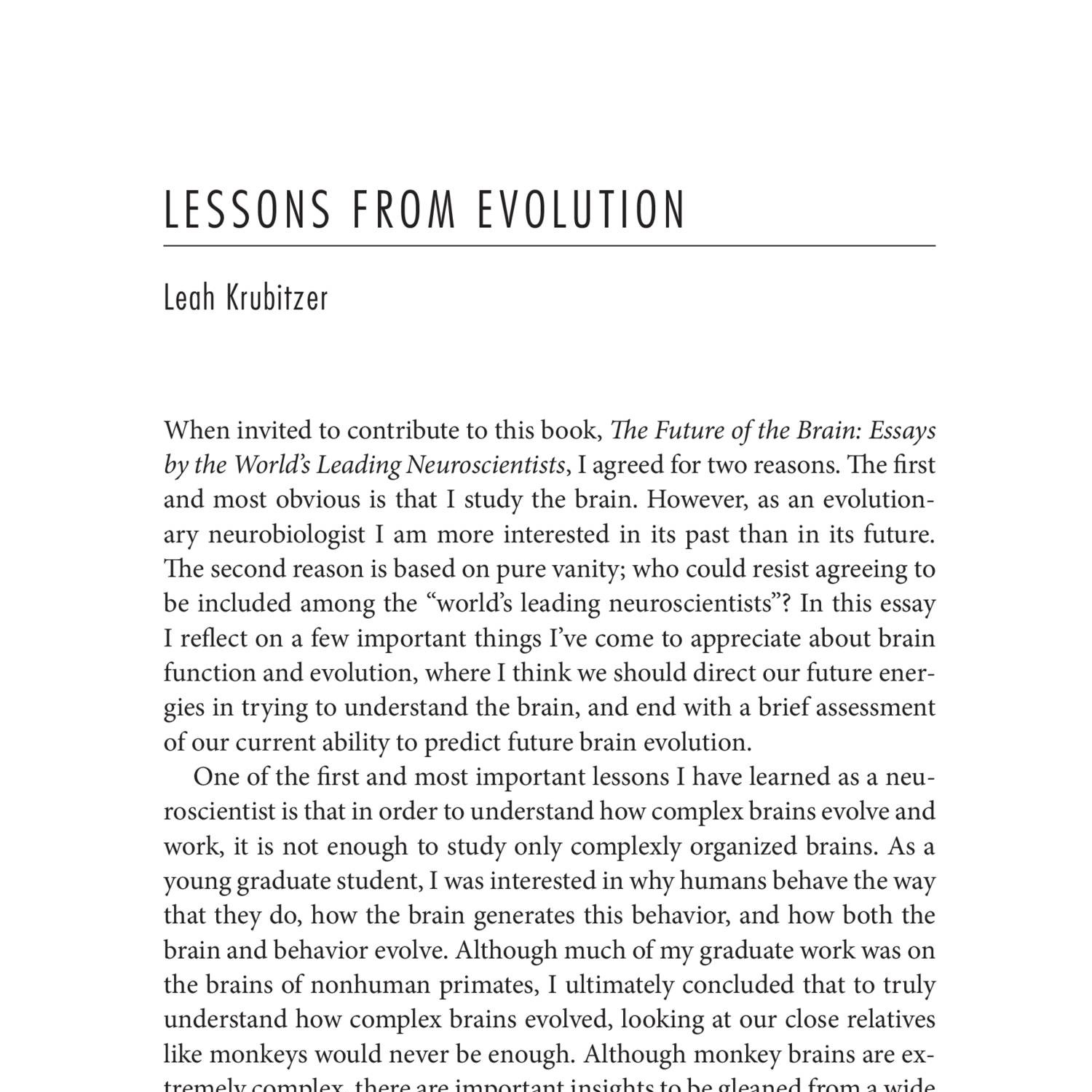 Lessons From Evolution.pdf | DocDroid