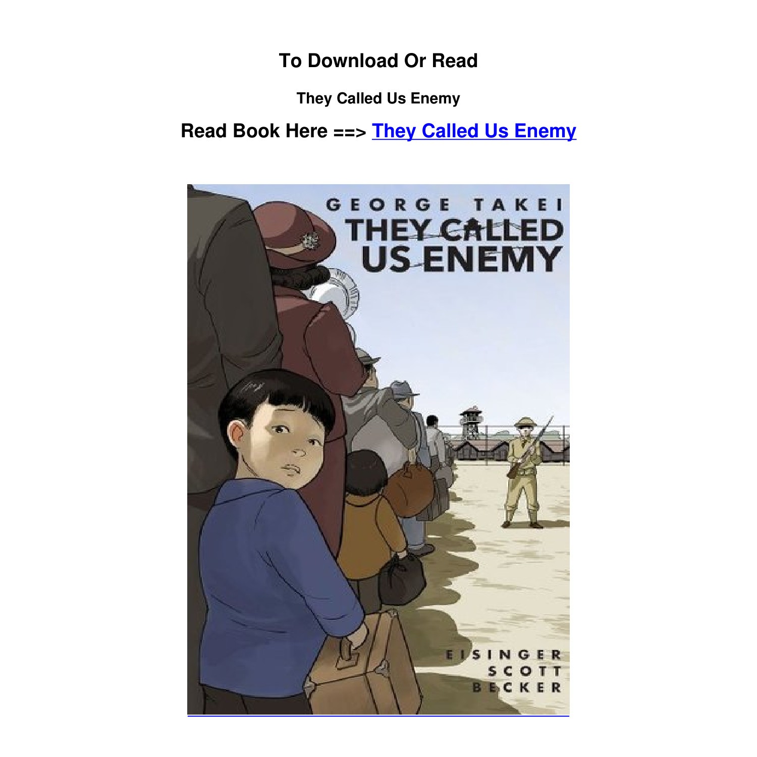 Download epub They Called Us Enemy By George Takei.pdf | DocDroid