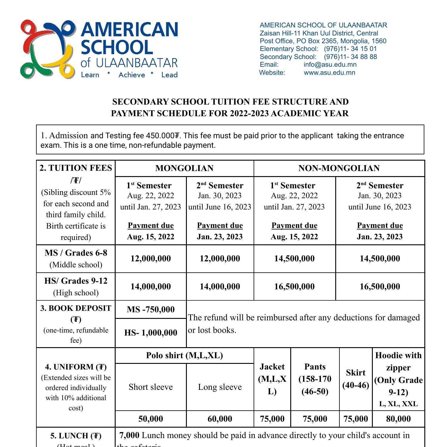 SS Tuition fee Eng 2022-2023.pdf | DocDroid