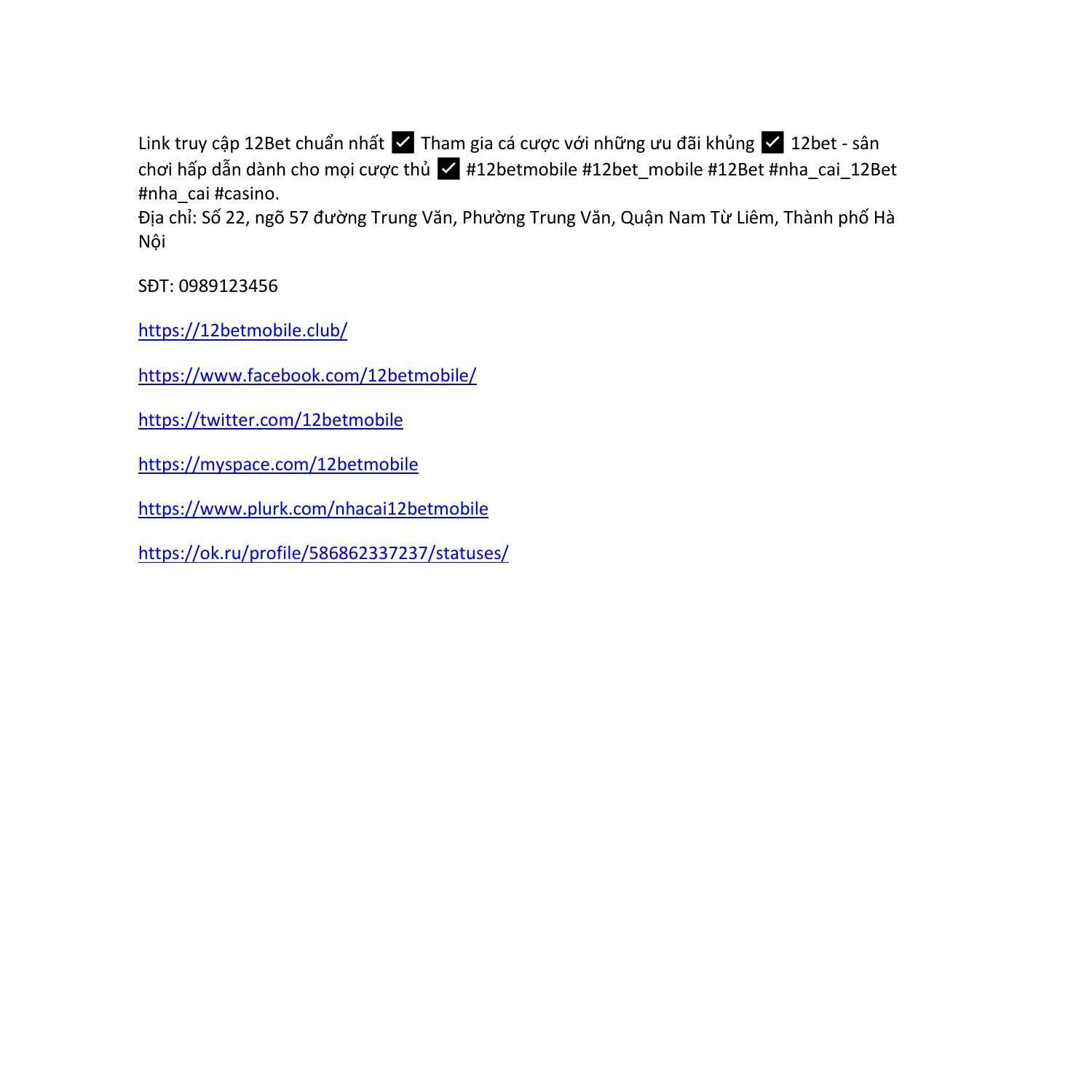 12Bet.docx | DocDroid