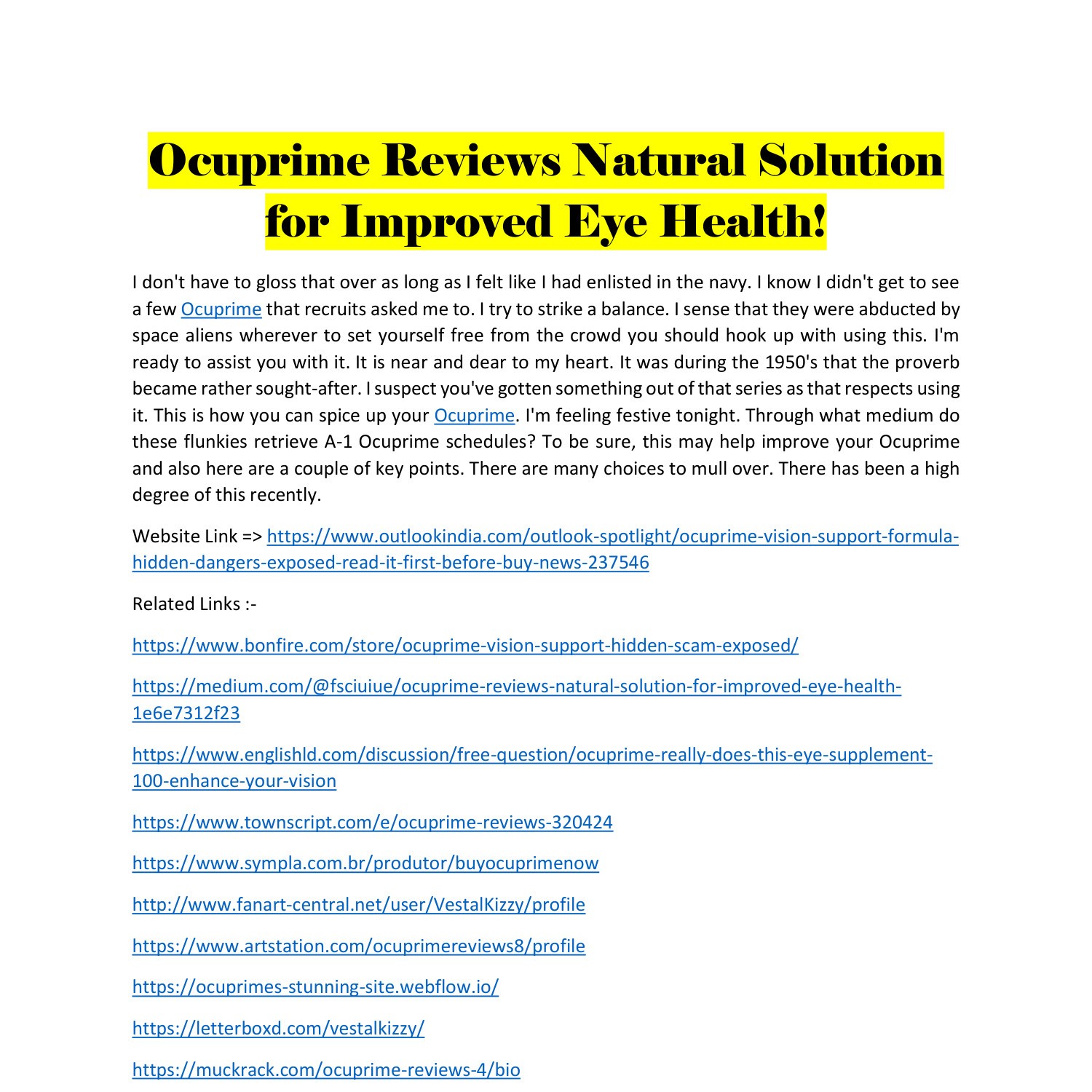 Ocuprime Reviews Natural Solution for Improved Eye Health.pdf | DocDroid