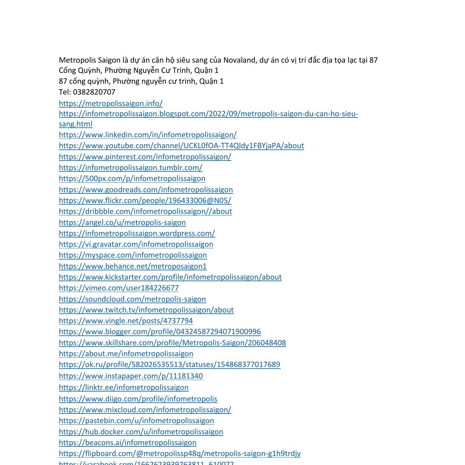 Metropolis Saigon.docx | DocDroid