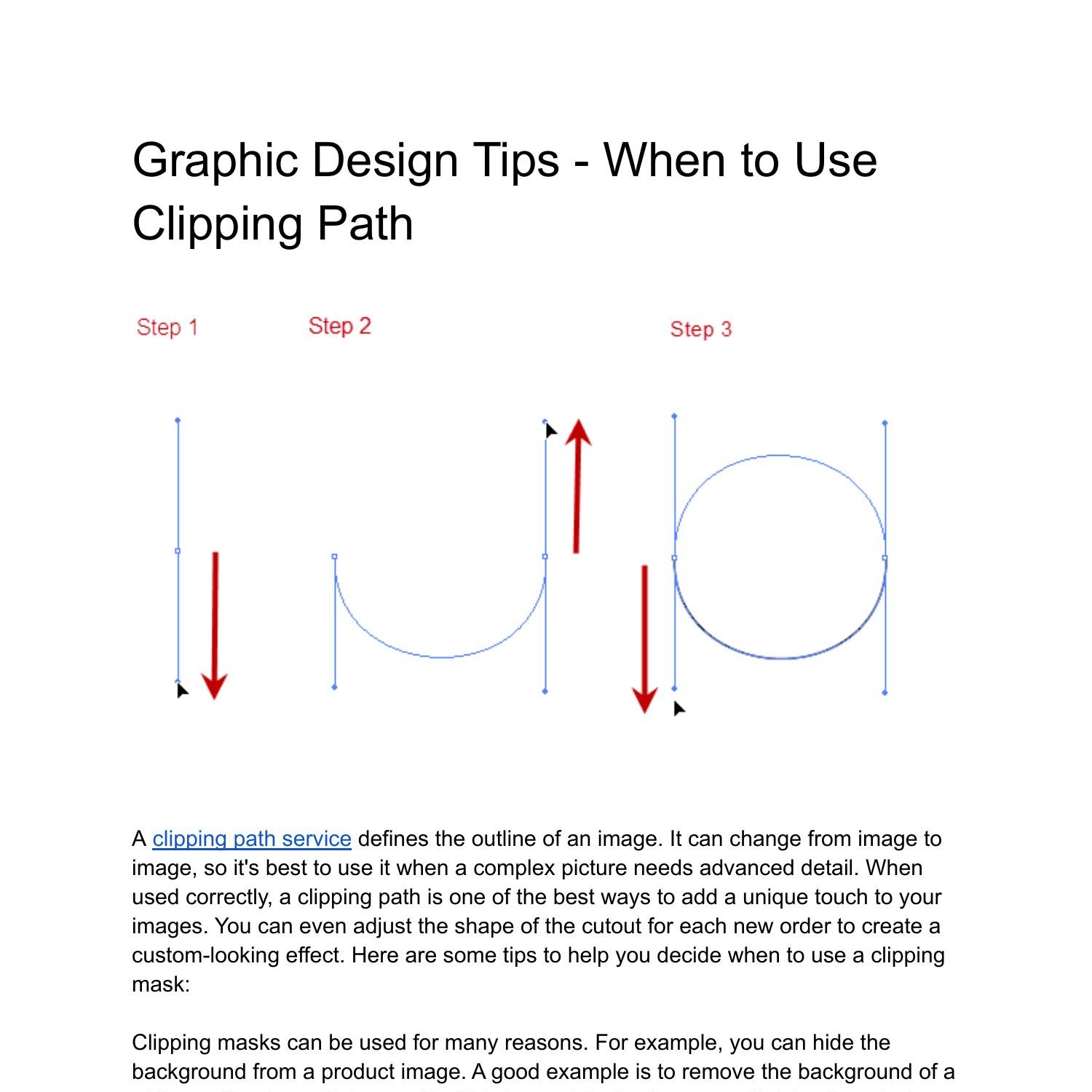 Learn How To Use Clipping Path in Photoshop Simple Way.pdf | DocDroid