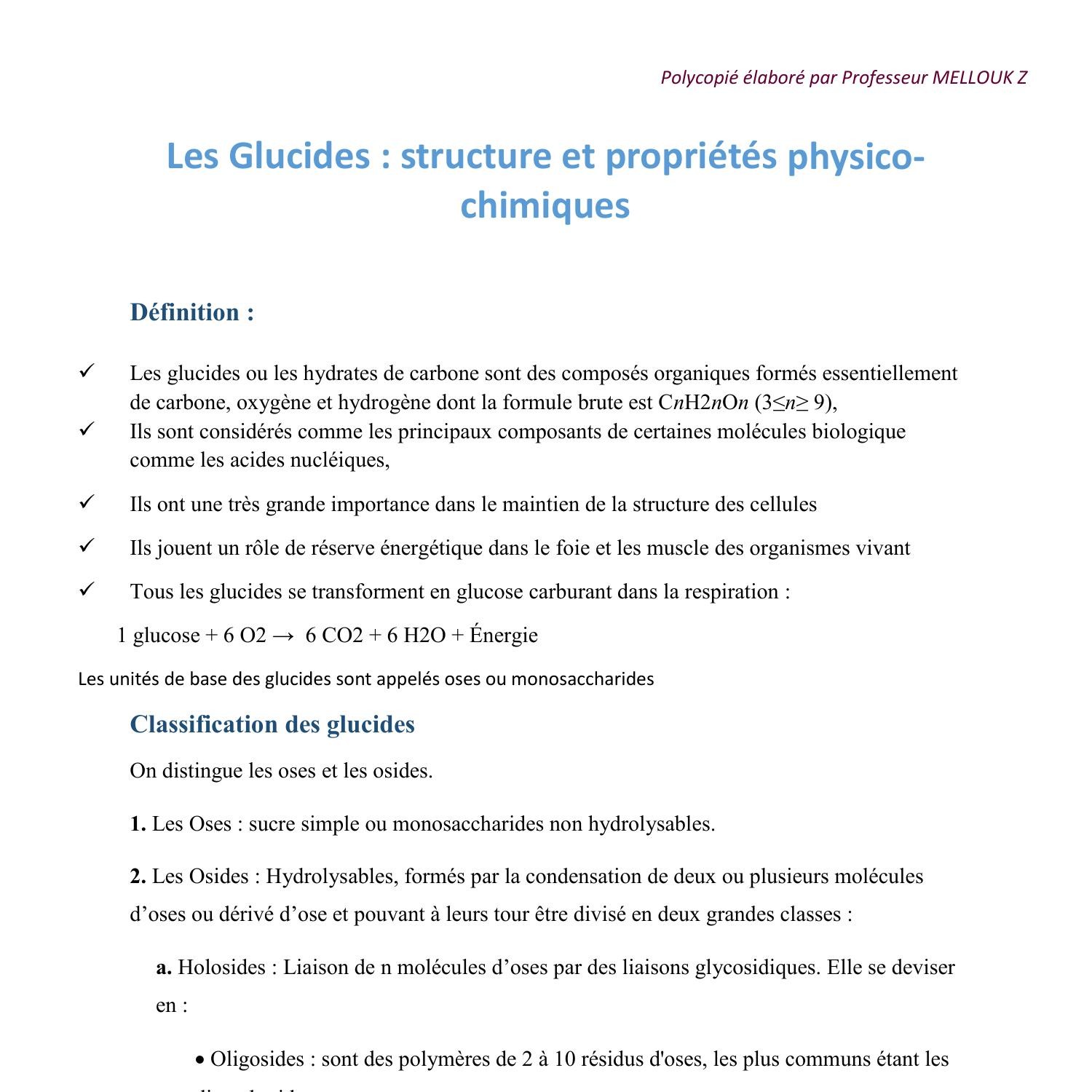 Les Glucides.pdf | DocDroid