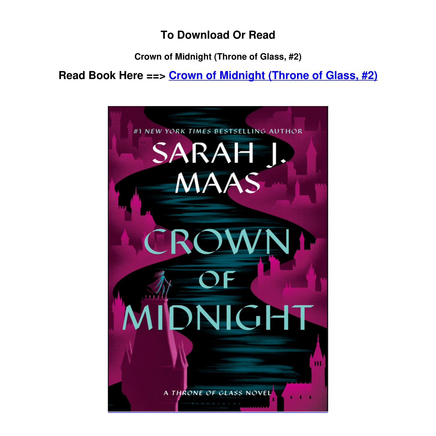 epub download Crown of Midnight Throne of Glass 2 BY Sarah J Maas.pdf | DocDroid