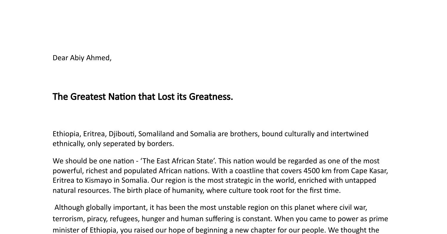 Dear Abiy Ahmed .pdf | DocDroid