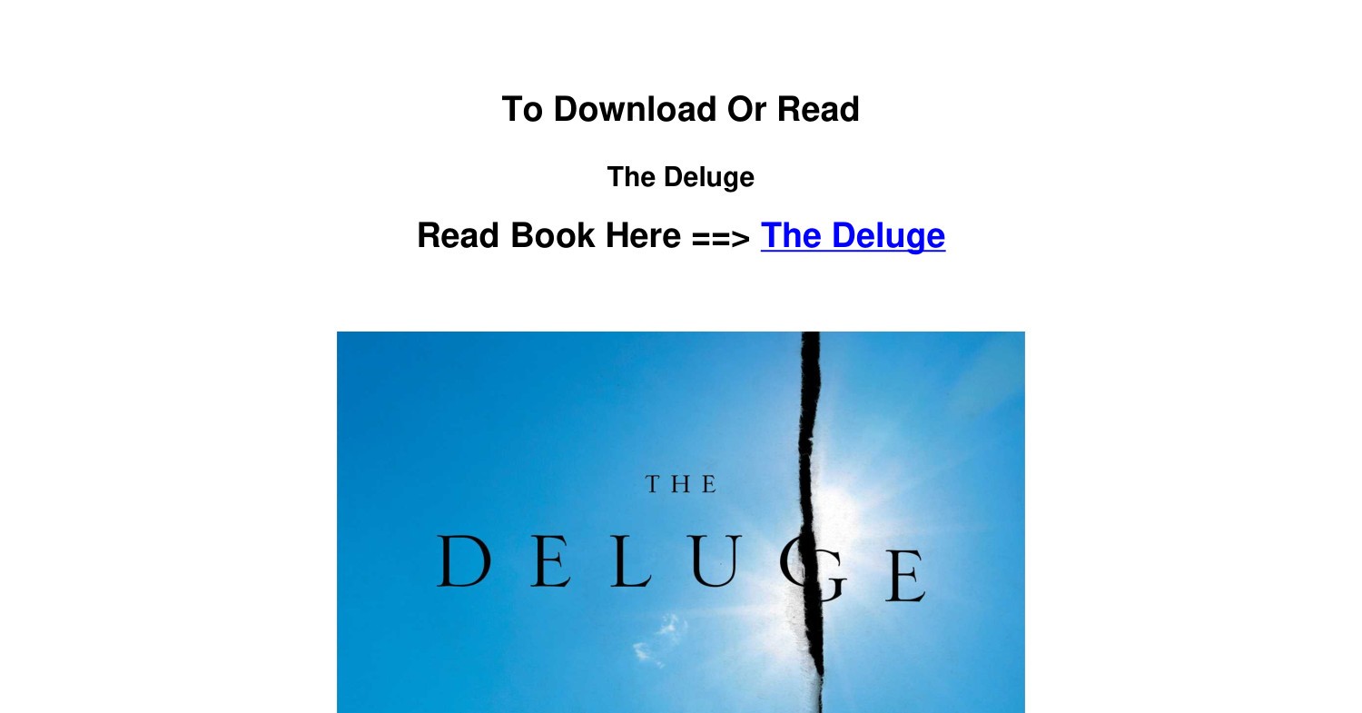 Pdf Download The Deluge by Stephen Markley.pdf | DocDroid