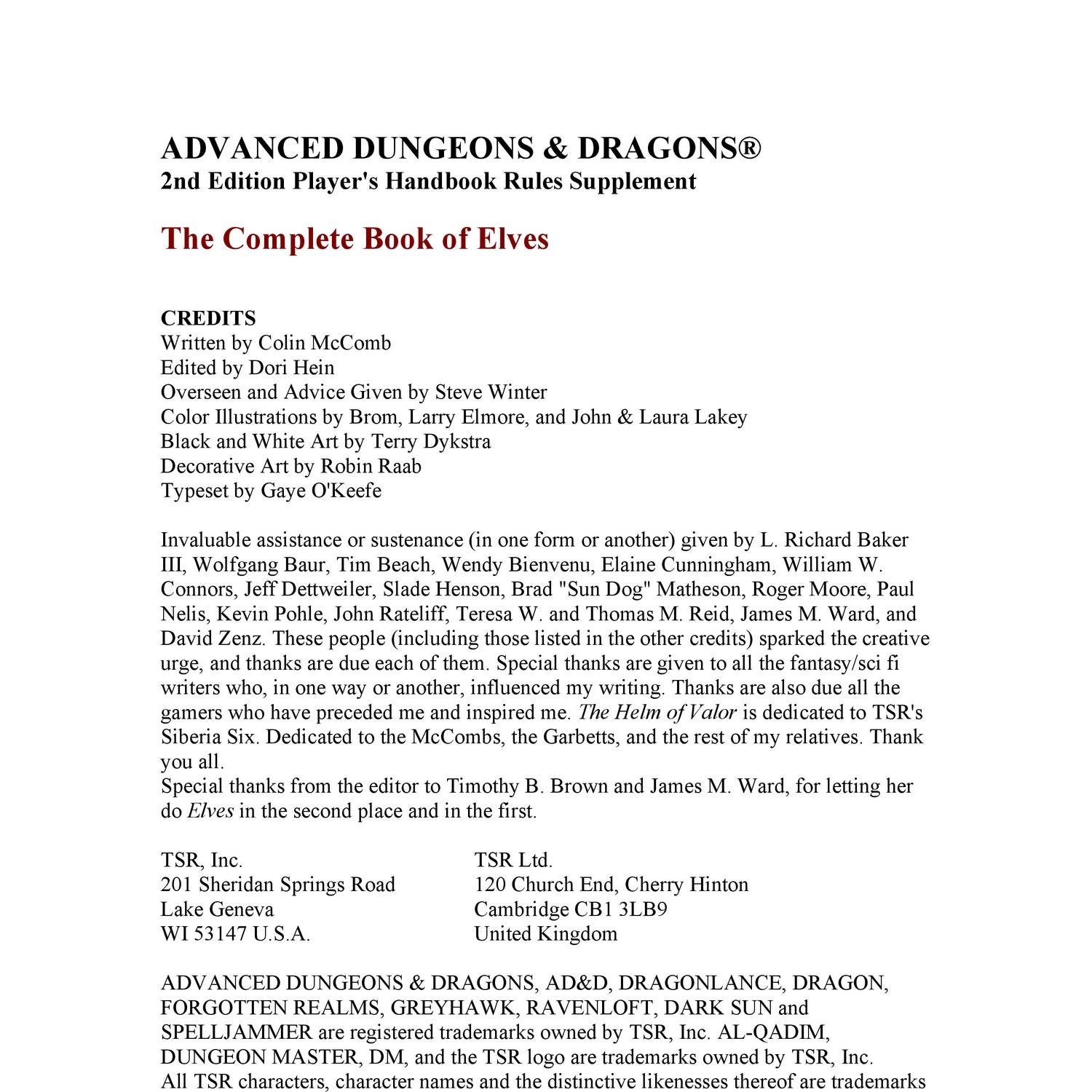 The Complete Book of Elves.rtf | DocDroid