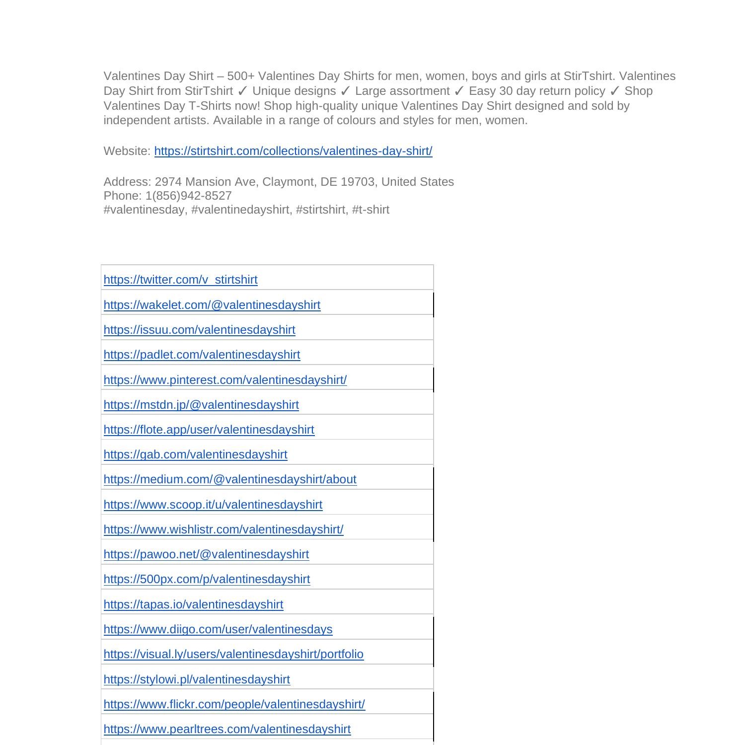 Valentines Day Shirt StirTshirt.docx | DocDroid