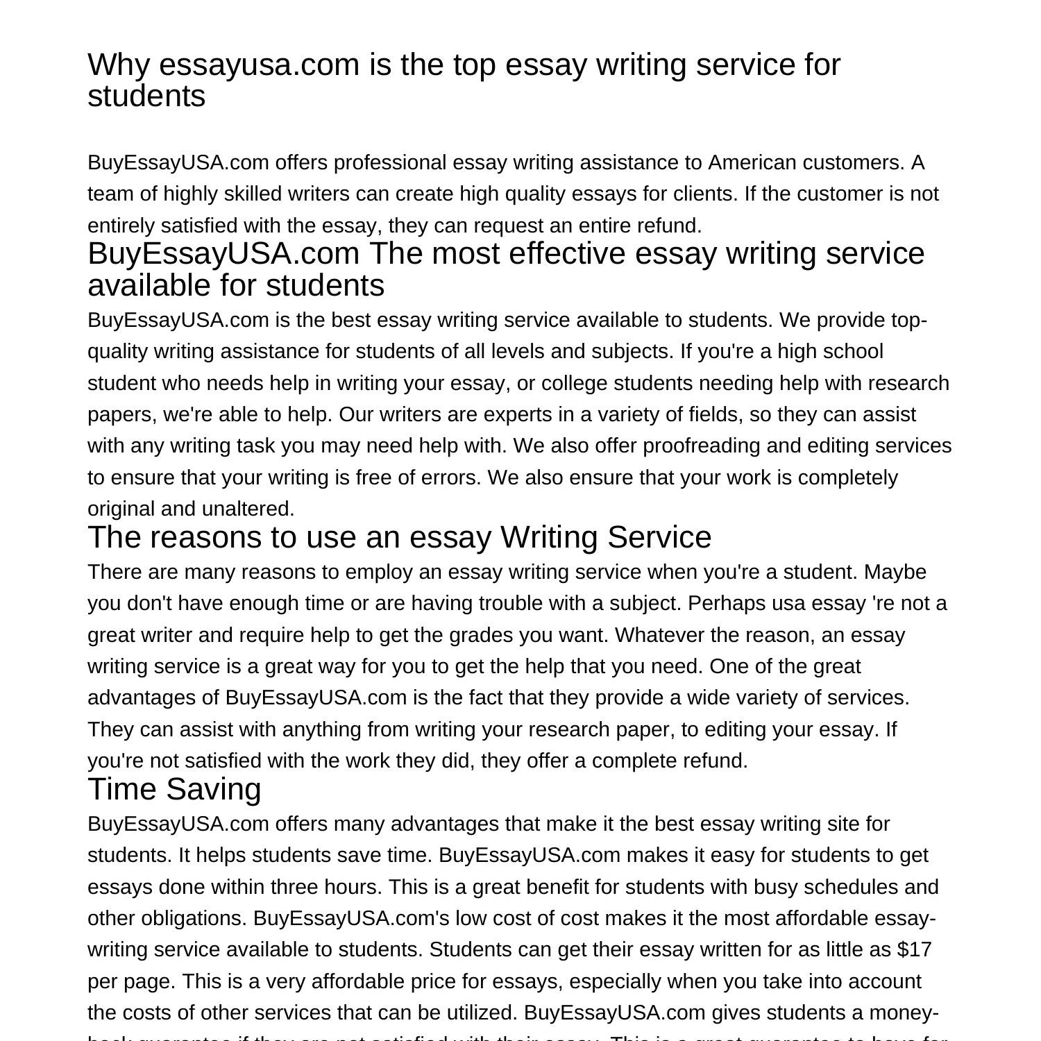 What is the reason why essayusacom is the top essay writing service for studentsnoyvz.pdf.pdf ...