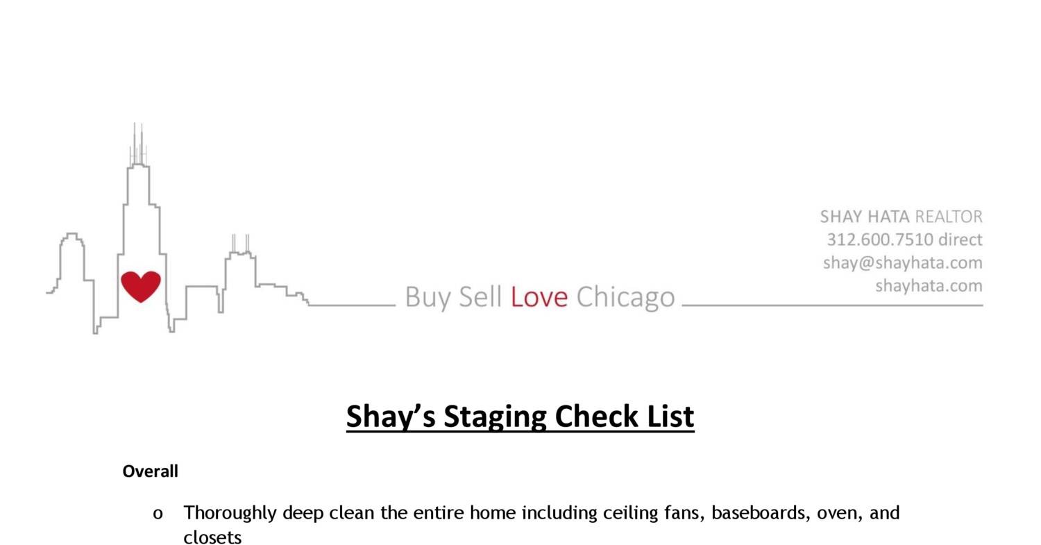 Staging Checklist.docx | DocDroid
