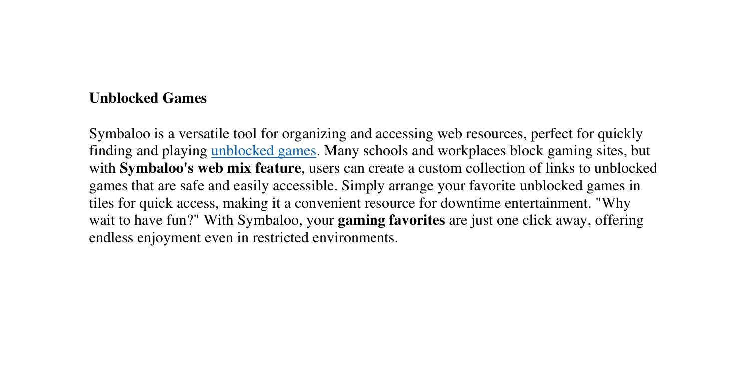 unblocked games.docx | DocDroid