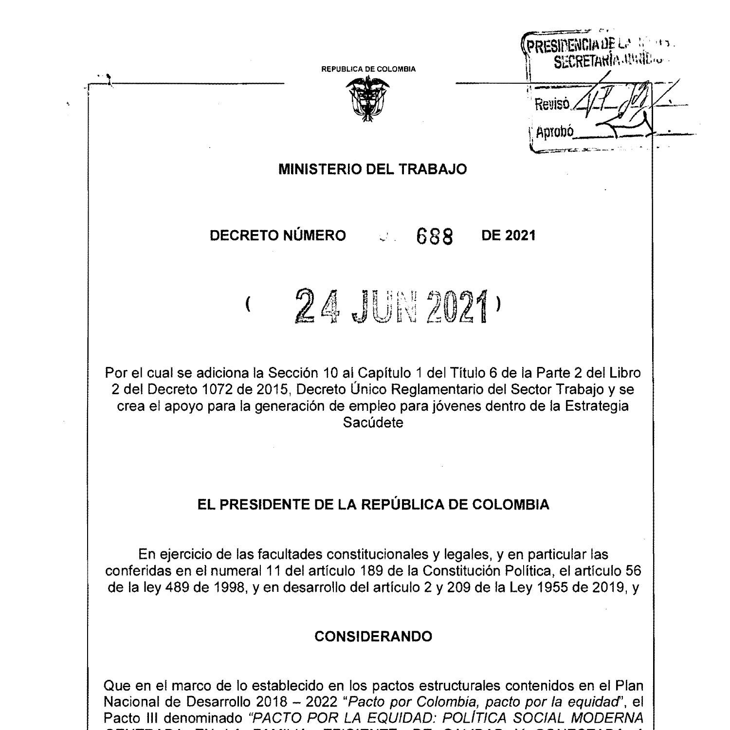DECRETO 688 DEL 24 DE JUNIO DE 2021 (1).pdf | DocDroid DECRETO 688 DEL 24 DE JUNIO DE 2021 (1).pdf | DocDroid