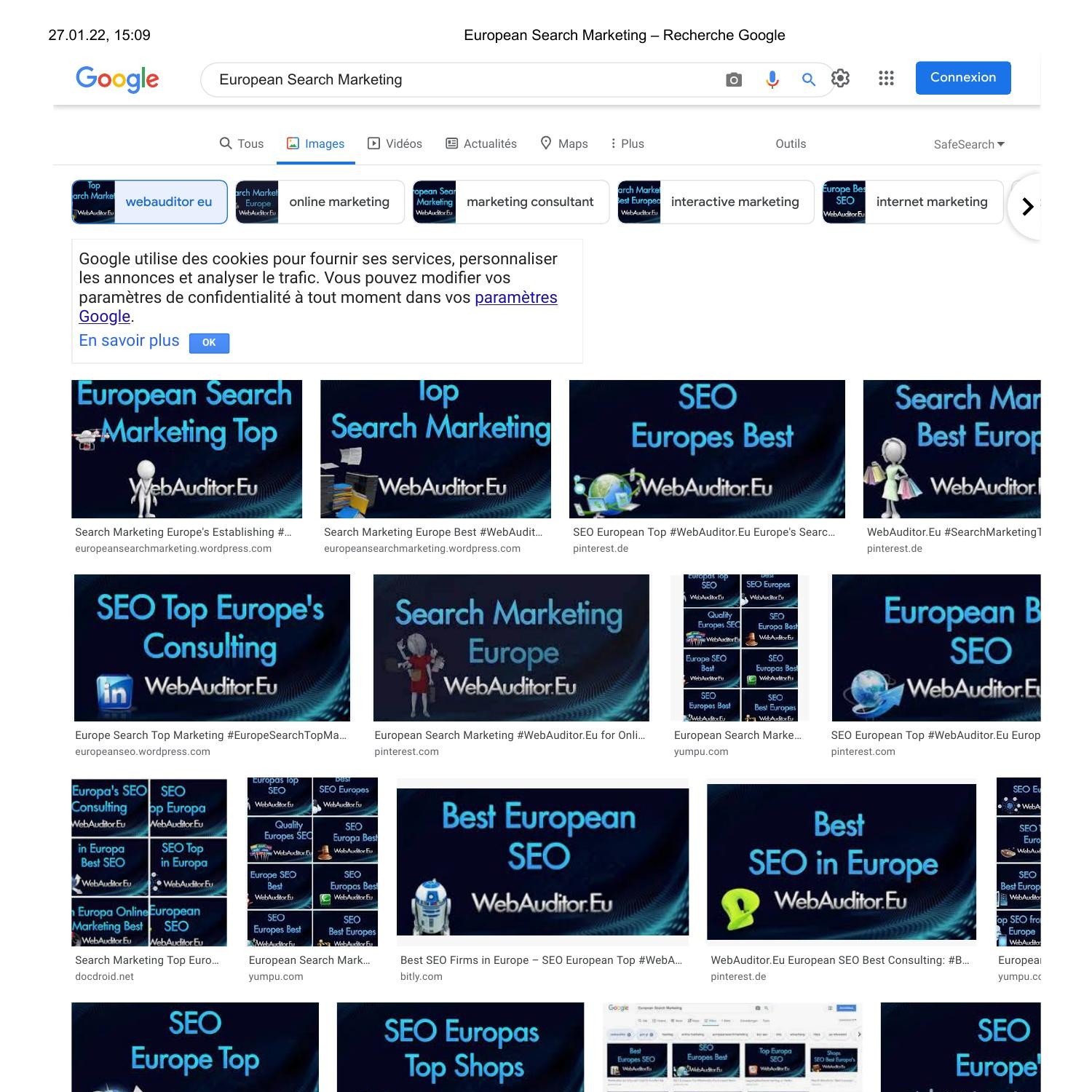 European Search Marketing – Recherche Google #WebAuditor.Eu for Shops Advertising Agency ...