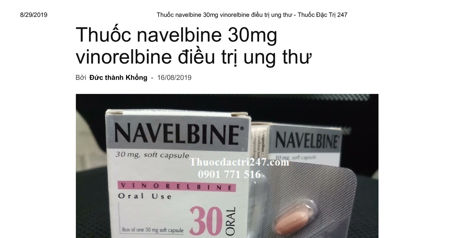 thuoc navelbine 30mg vinorelbine.pdf | DocDroid
