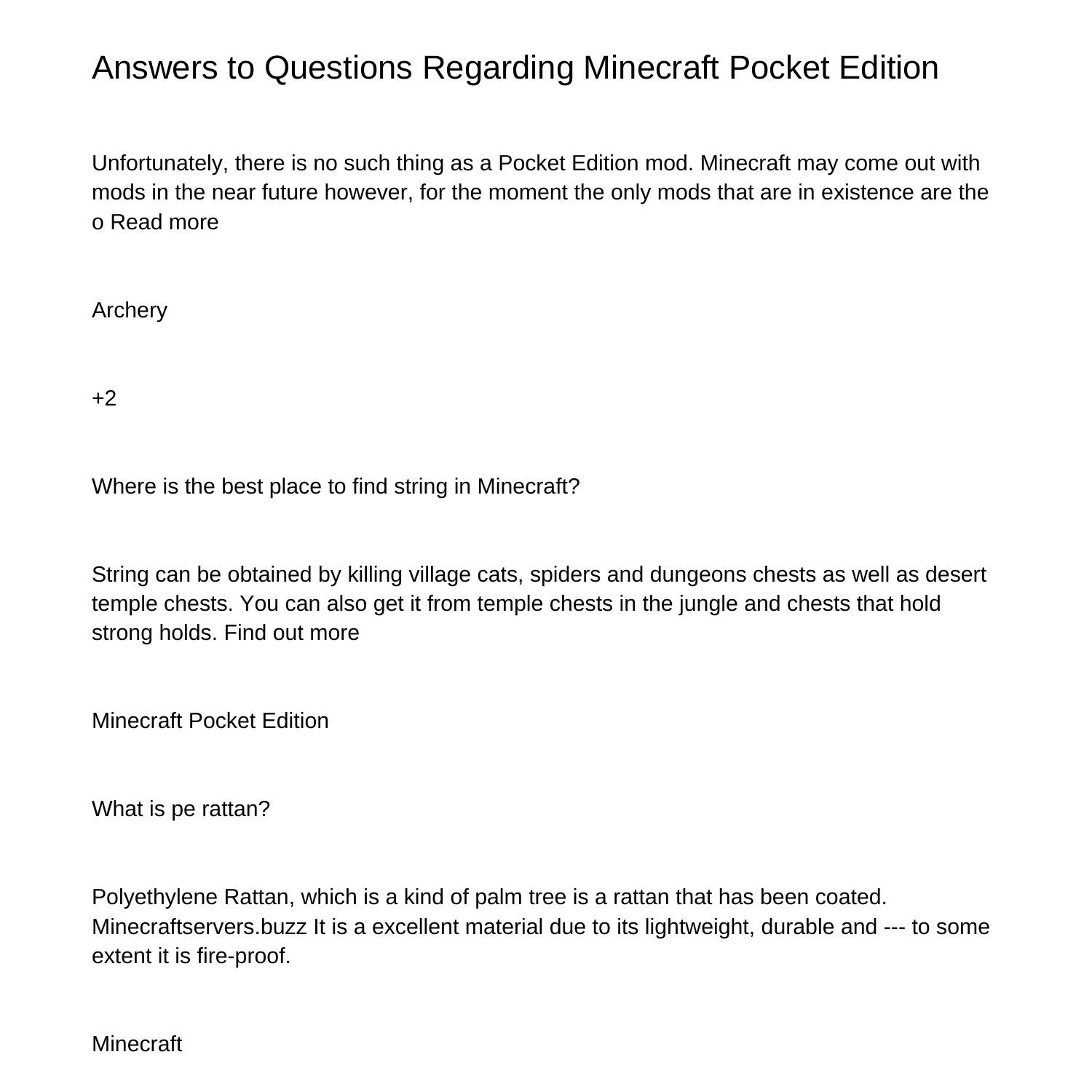 Answers to Questions about Minecraft Pocket Editiondhjhd.pdf.pdf | DocDroid