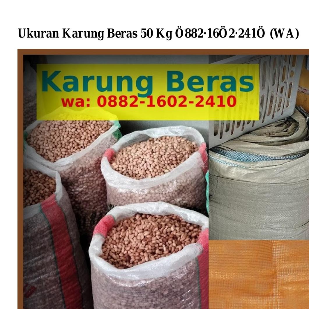 Ukuran Karung Beras 50 Kg.pdf | DocDroid