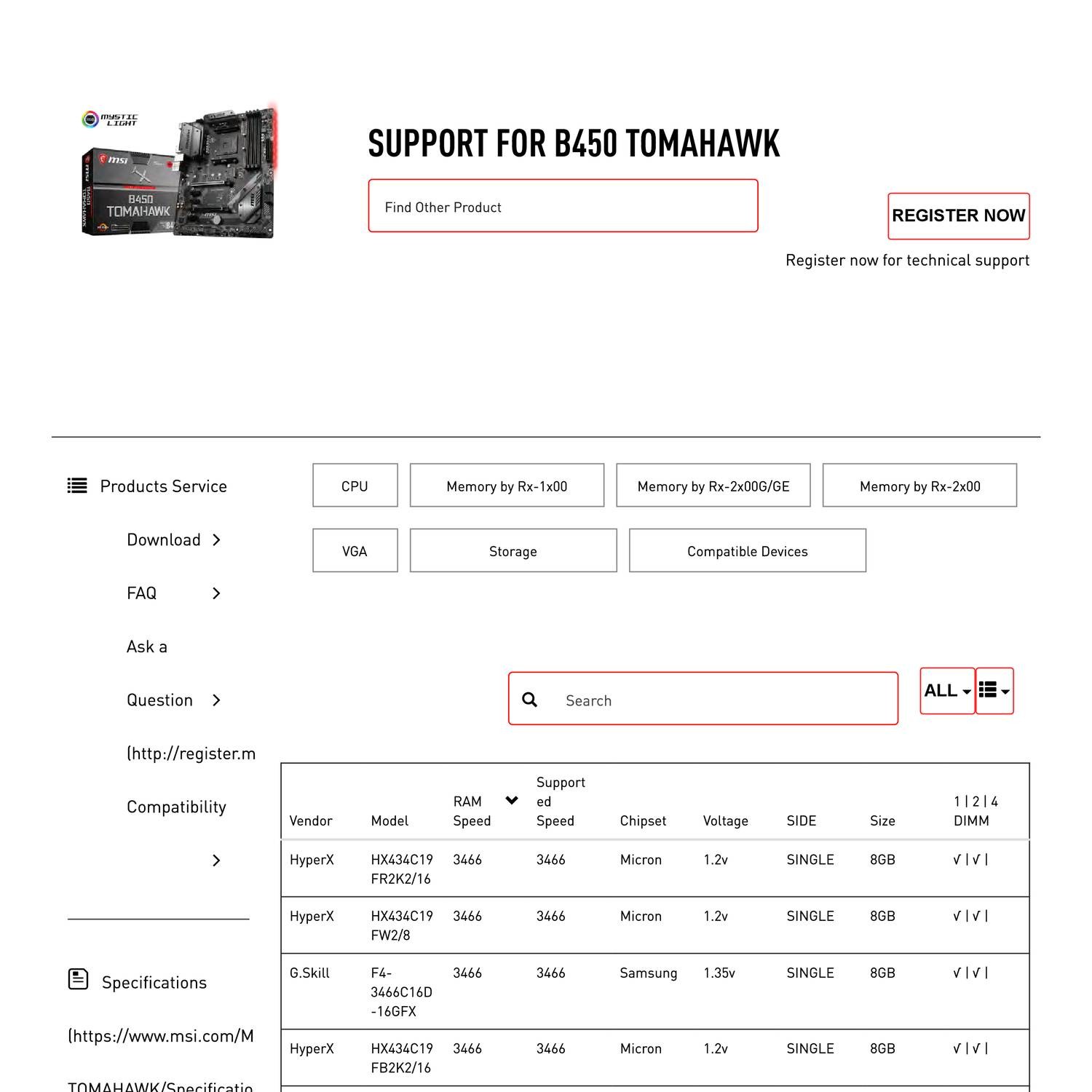 Support For B450 TOMAHAWK.pdf | DocDroid