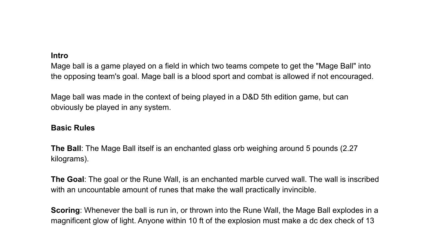 Mage Ball.pdf | DocDroid
