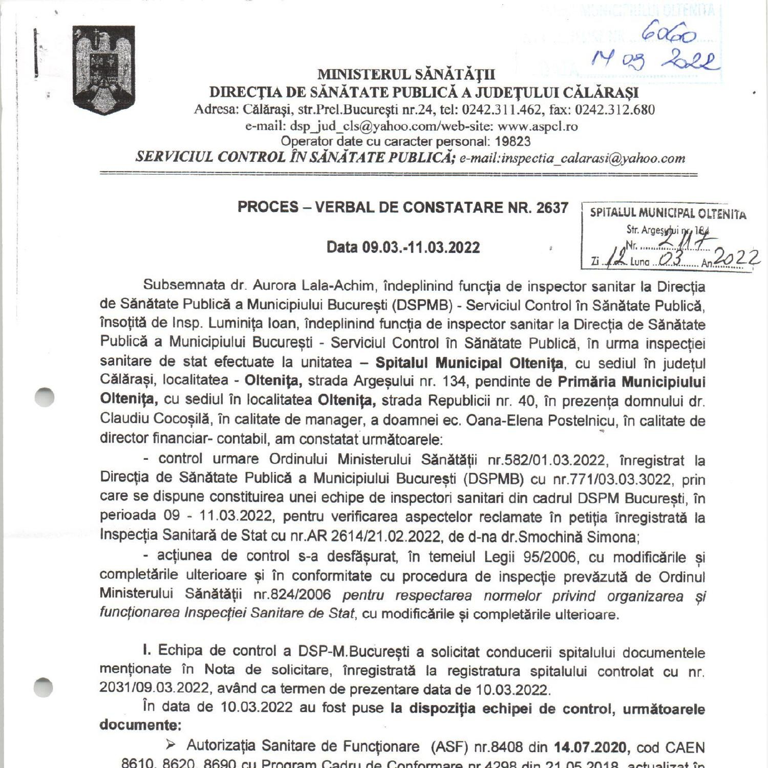 raport control spital.pdf | DocDroid