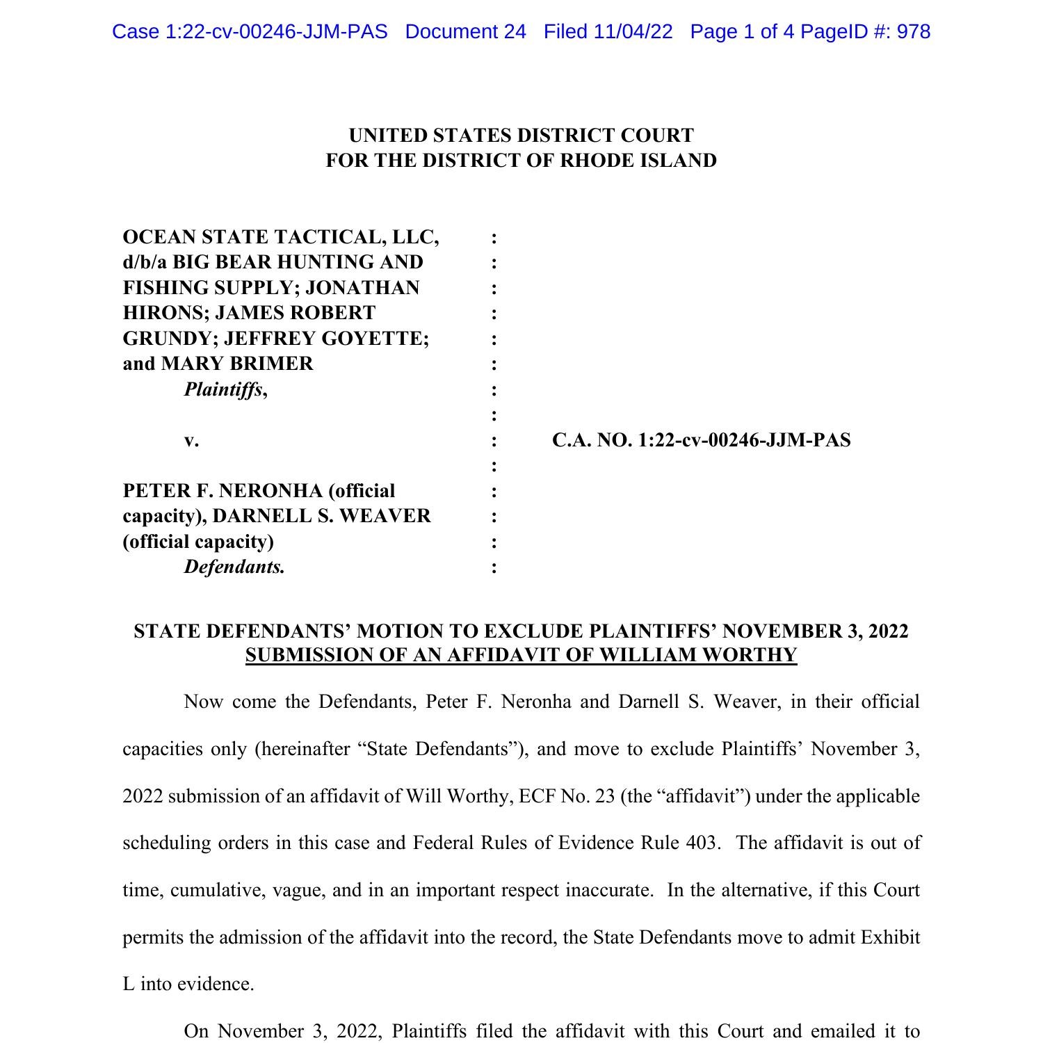 State Motion to Exclude Affidavit.pdf | DocDroid