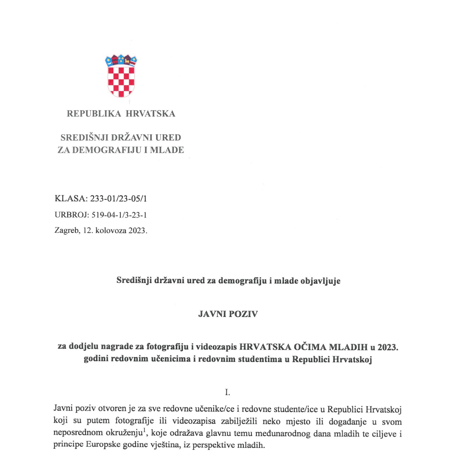 Javni poziv - Hrvatska očima mladih u 2023. godini.pdf | DocDroid