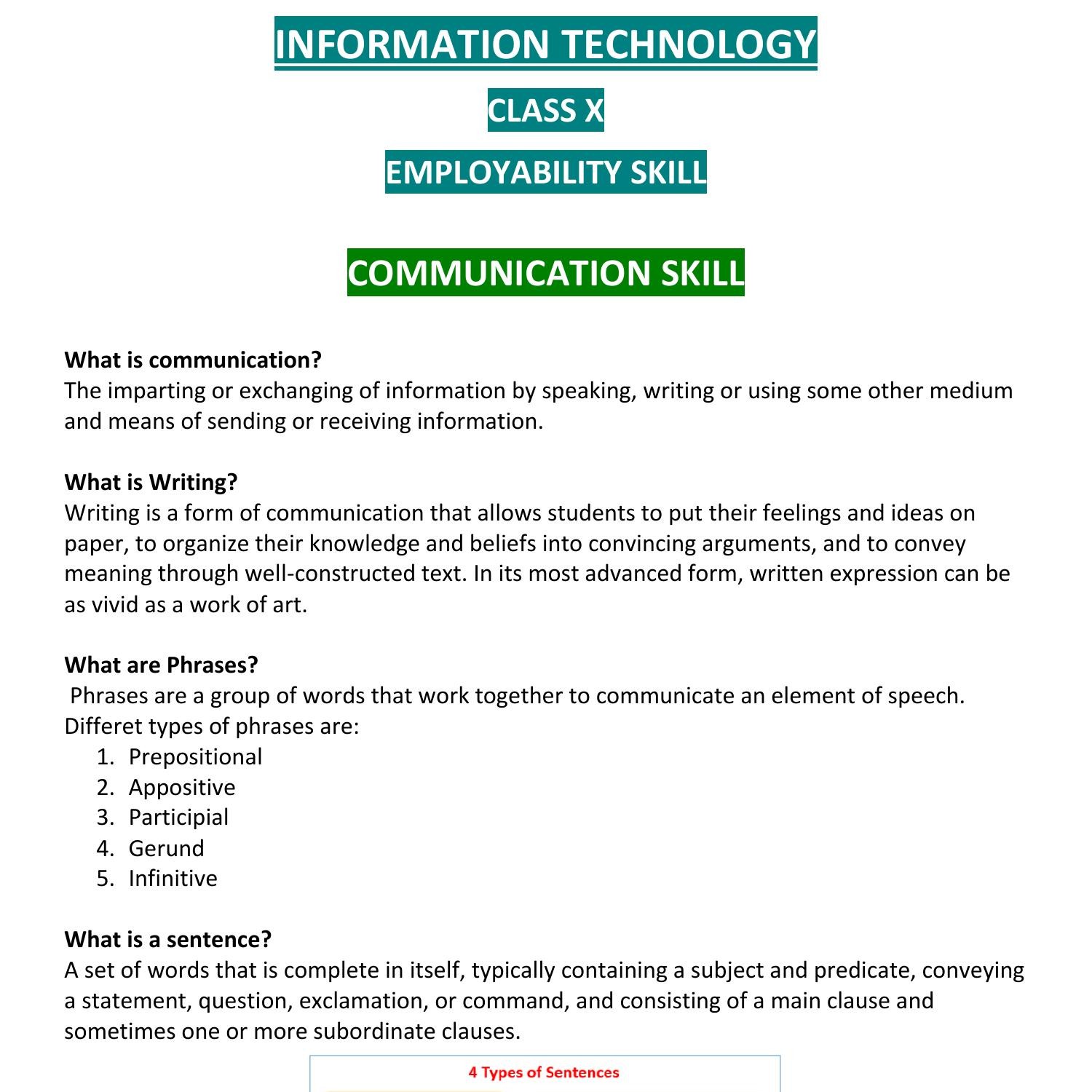 INFORMATION TECHNOLOGY CLASS X(EMP SKILL AND SUBJECT SKILLS).pdf | DocDroid