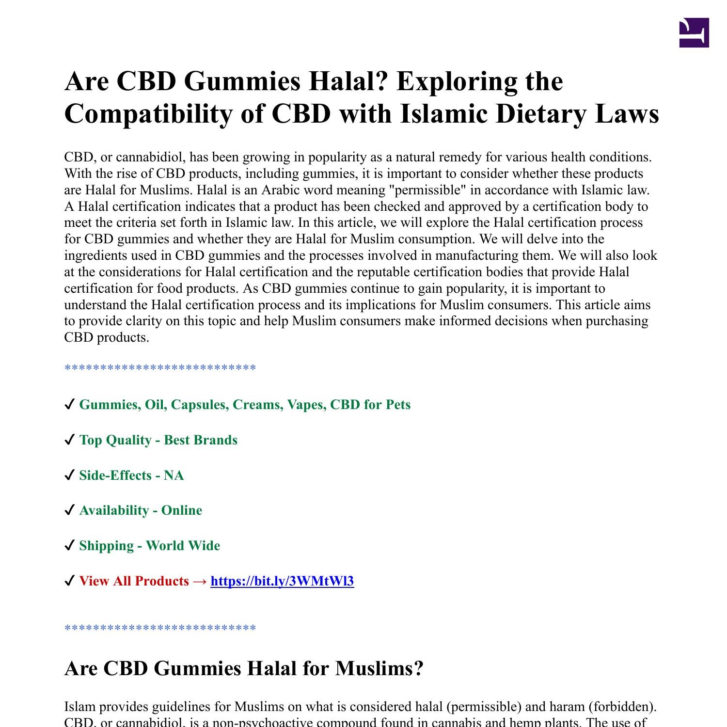 Are cbd gummies halal.pdf | DocDroid