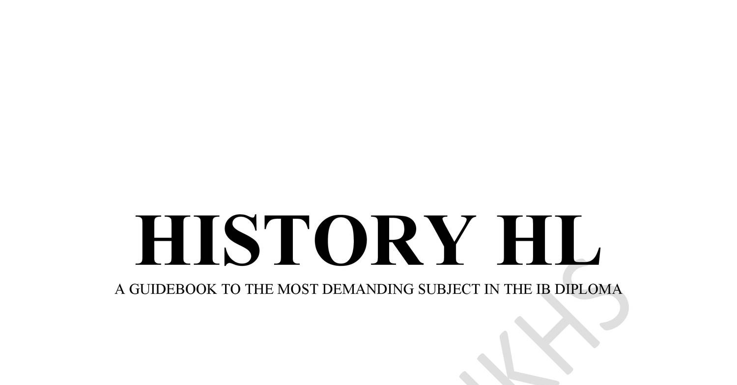 HISTORY HL GUIDEBOOK.pdf | DocDroid