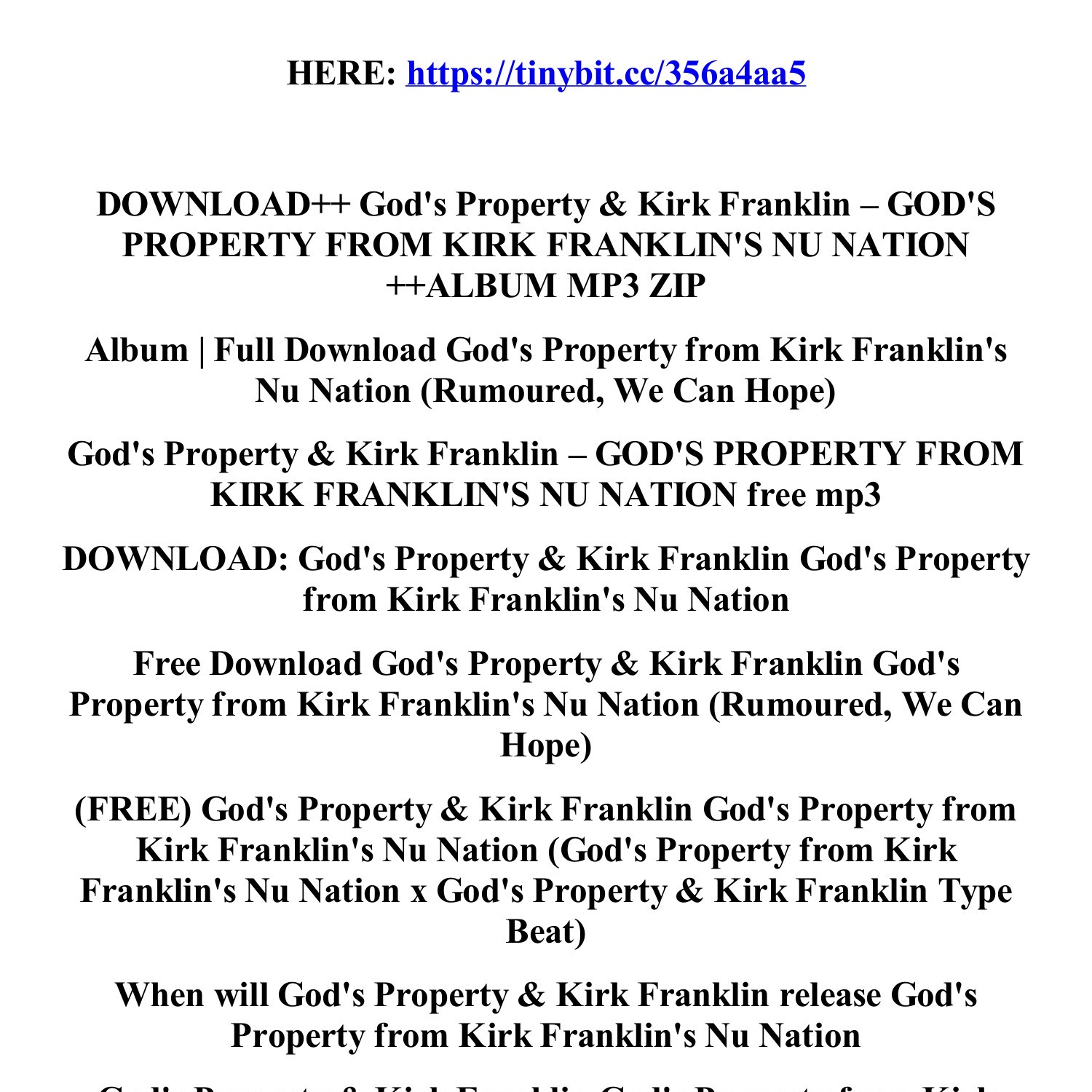 download_god_s_property_kirk_franklin_god_s_property_from_kirk_franklin_s_nu_nation_album_mp3 ...