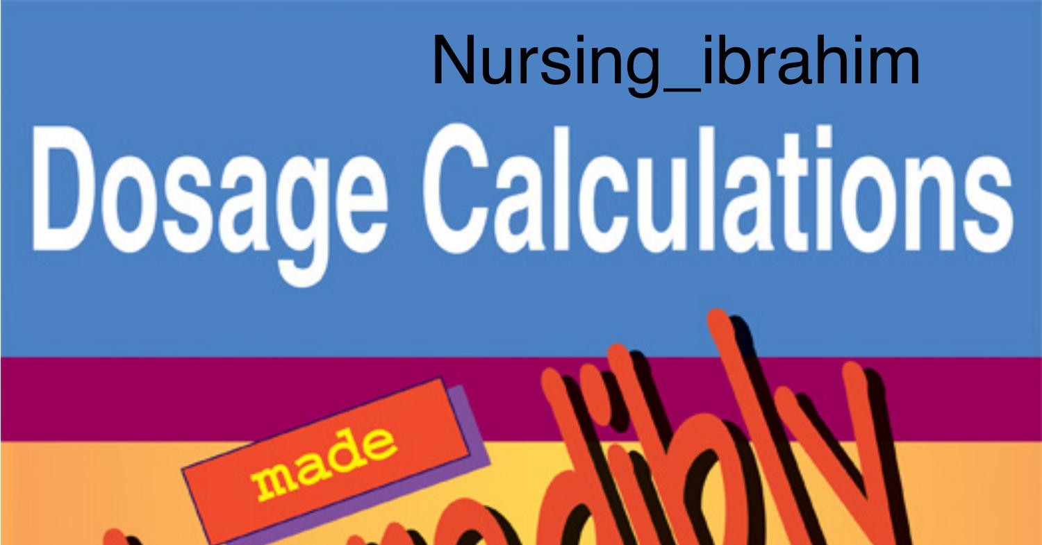 Incredibly_Easy!_Series®_Springhouse_Dosage_Calculations_Made ...
