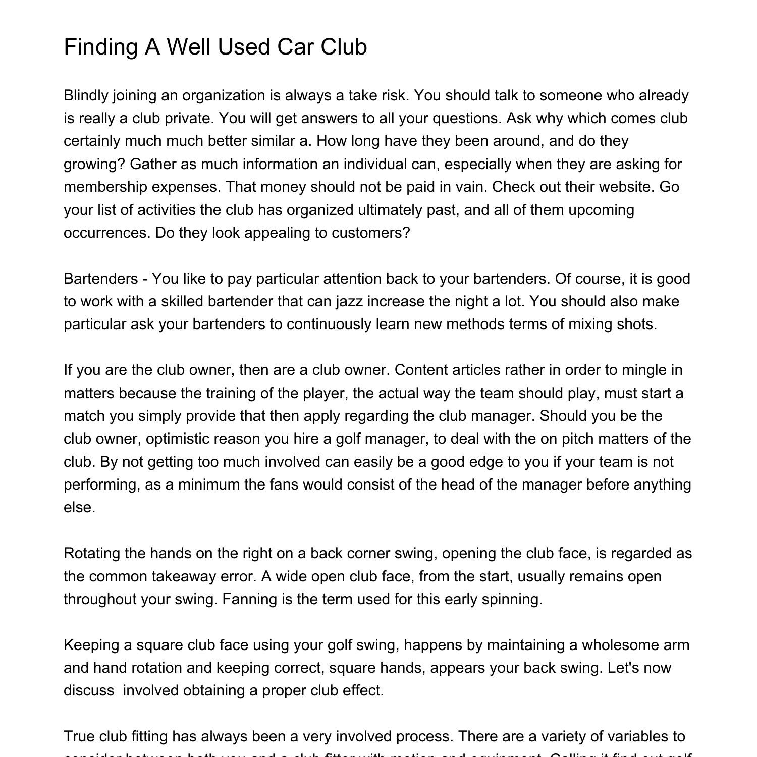 Golf Clubs The Particular Right Club Setunqfv.pdf.pdf | DocDroid