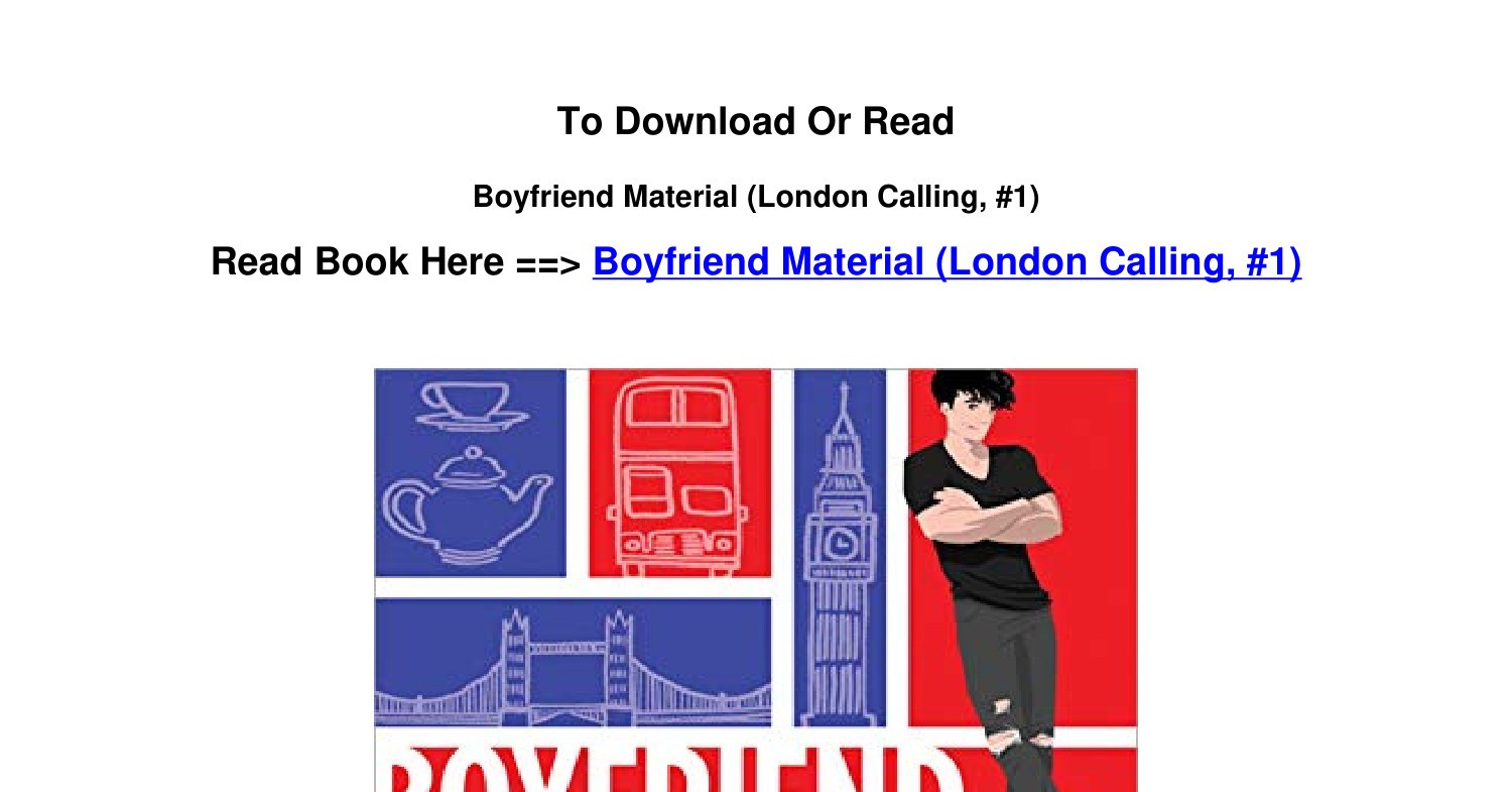 download epub Boyfriend Material London Calling 1 By Alexis Hall.pdf ...