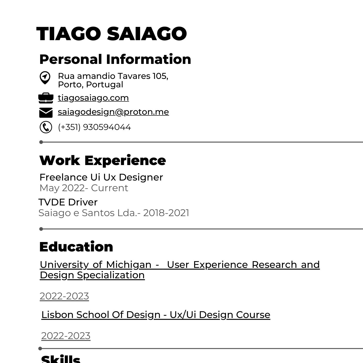 CV Tiago Saiago.pdf | DocDroid