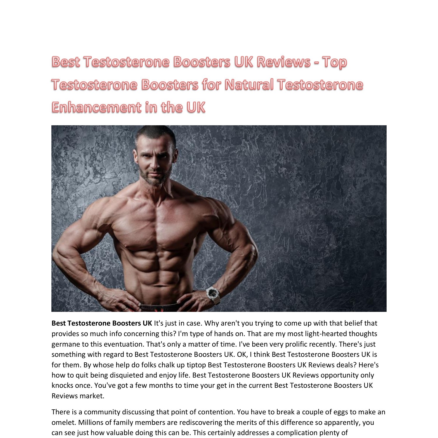 Best Testosterone Boosters UK For Muscle Grow.pdf | DocDroid