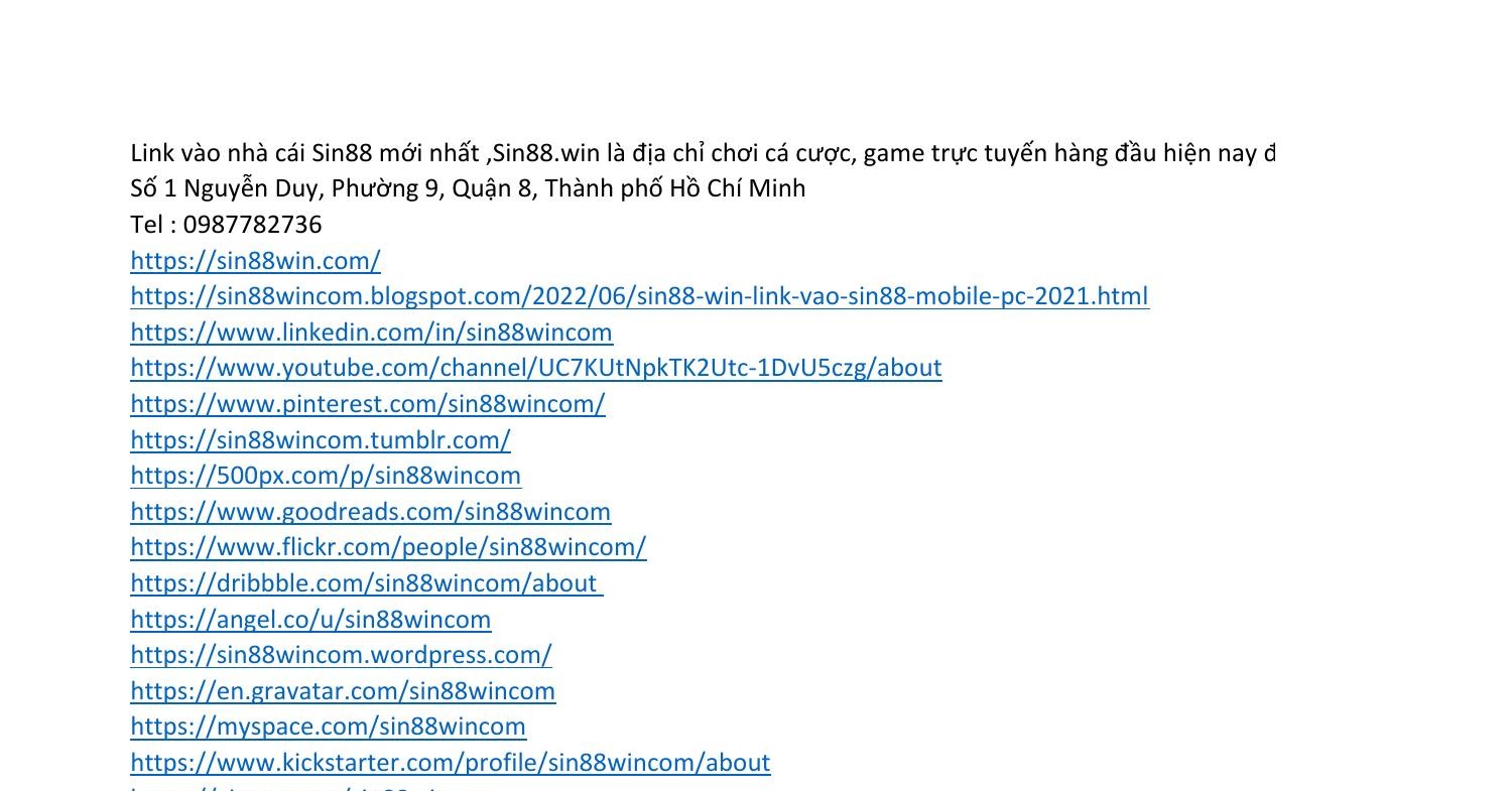 Sin88 win.xlsx | DocDroid