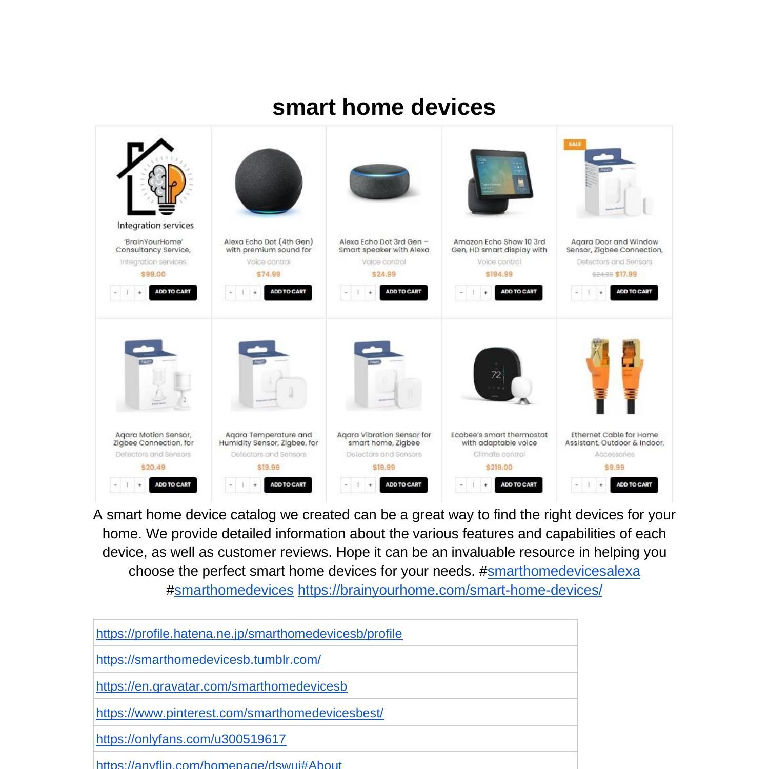 smart home devices.docx | DocDroid