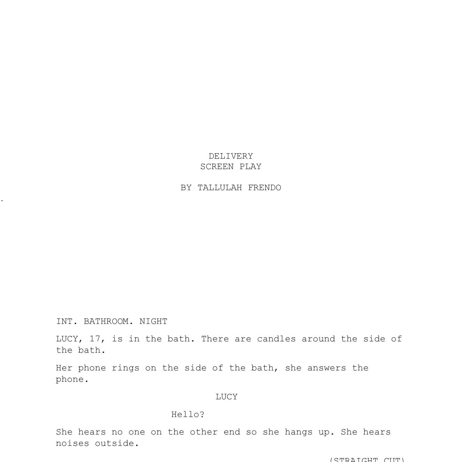 horror movie screenplay.docx | DocDroid