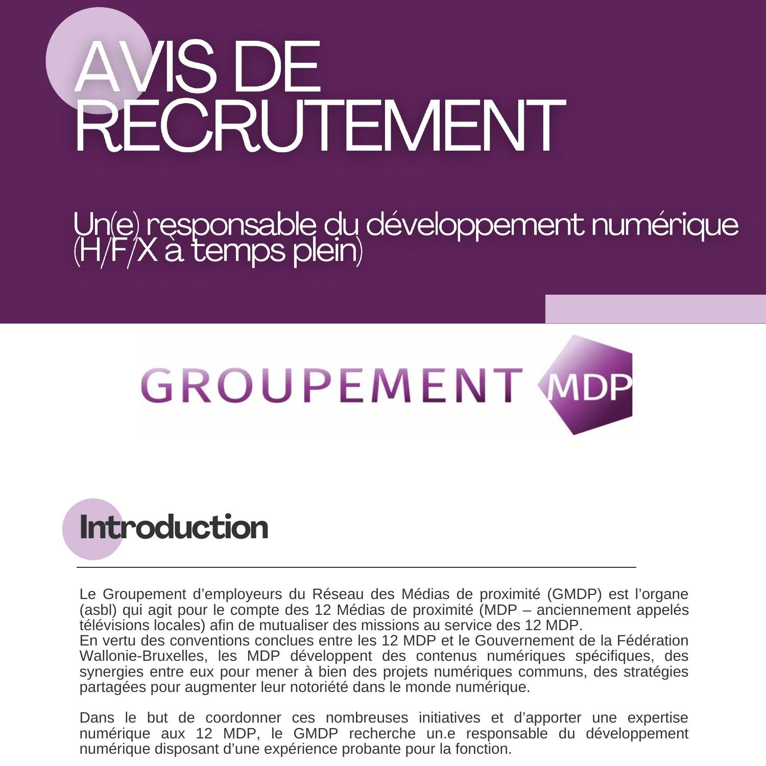 Responsable développement numérique - offre emploi final.pdf | DocDroid