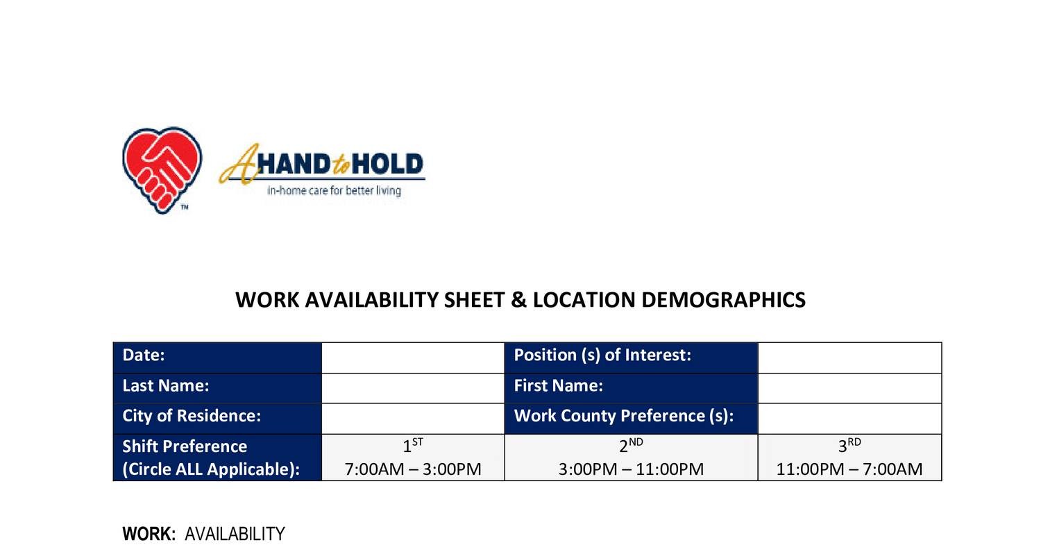 Work Availability Sheet.docx | DocDroid