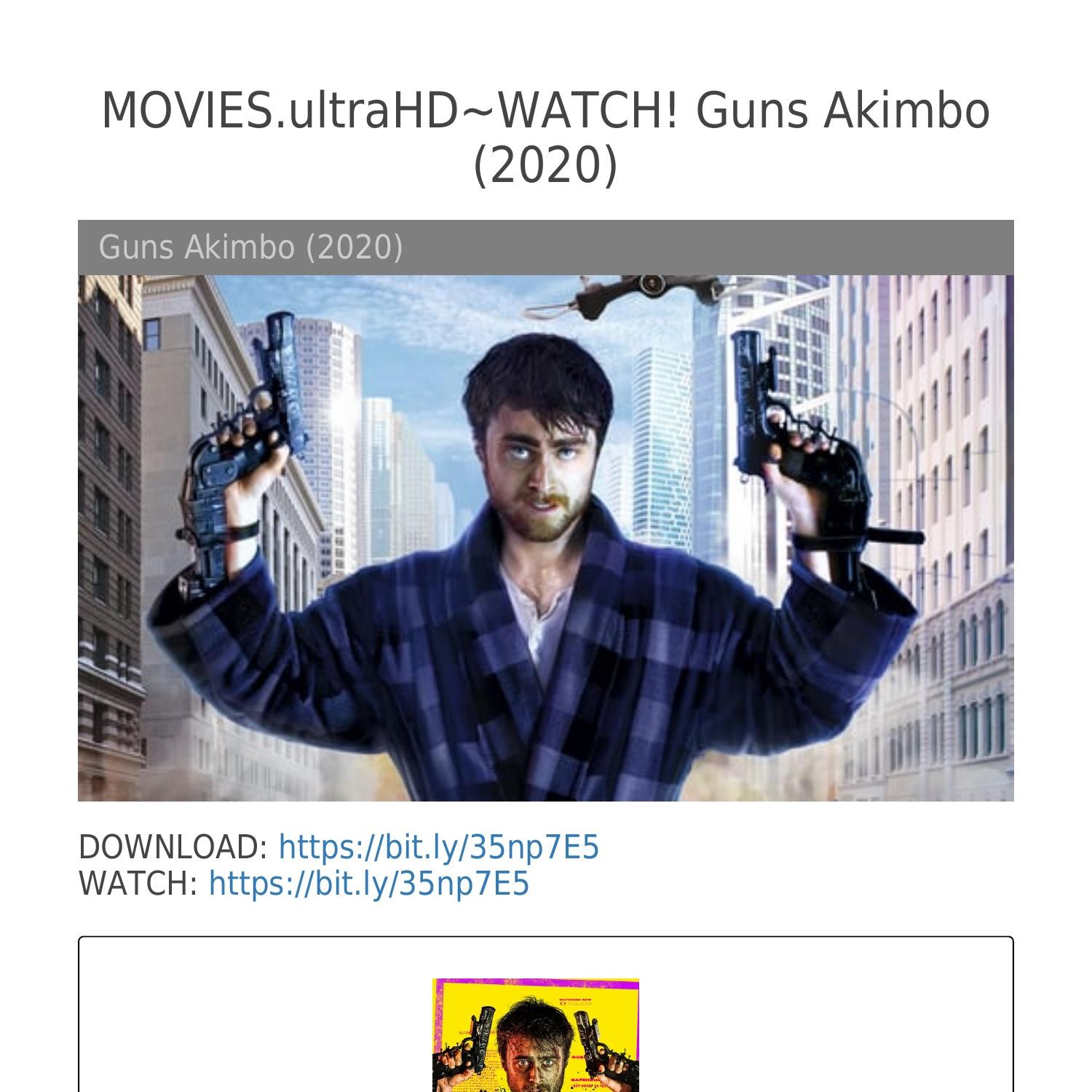 guns akimbo 2020 GOOGLE DRIVE.pdf | DocDroid